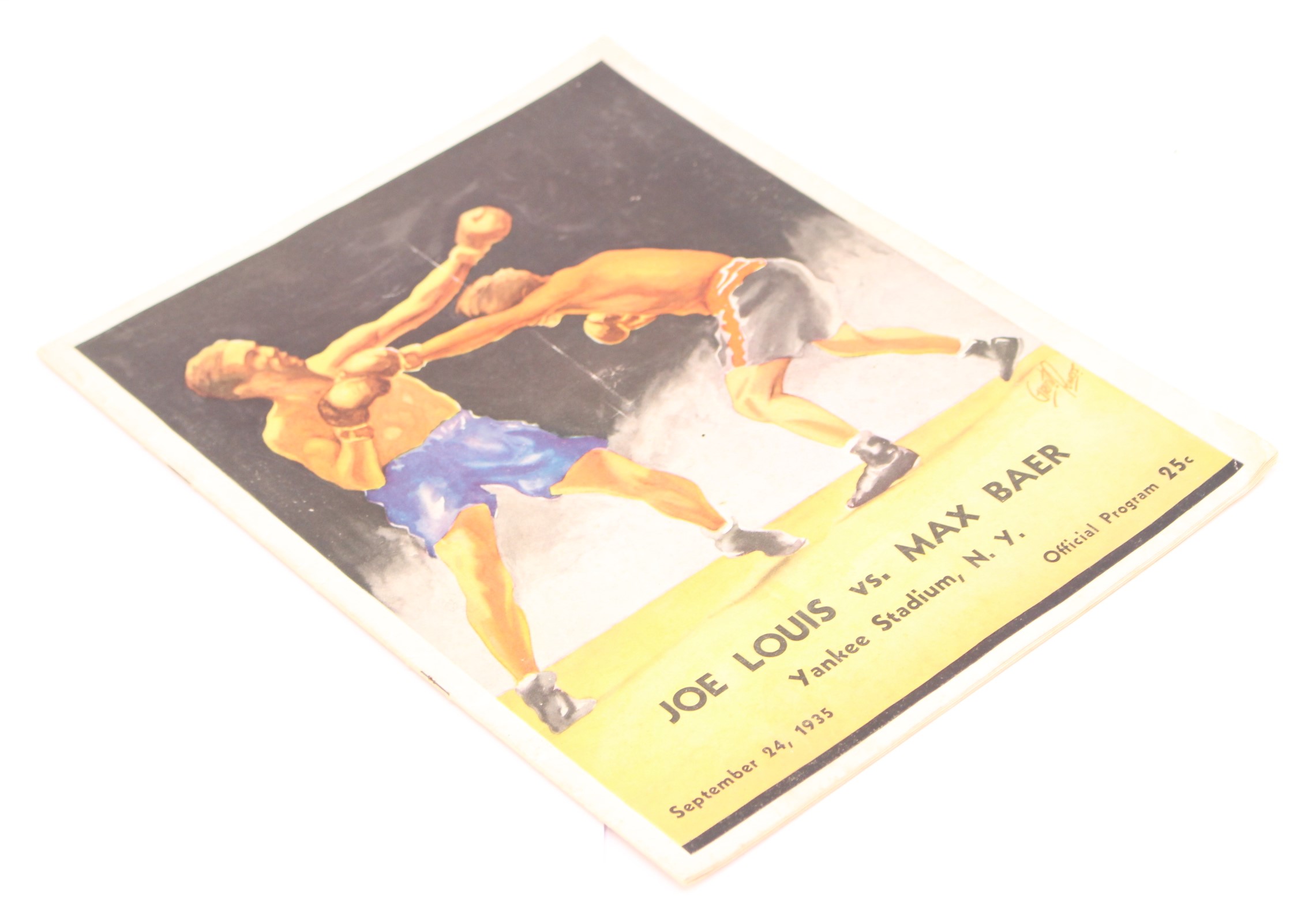 Boxing: A rare Joe Louis v. Max Baer, Yankee Stadium, New York, boxing ...
