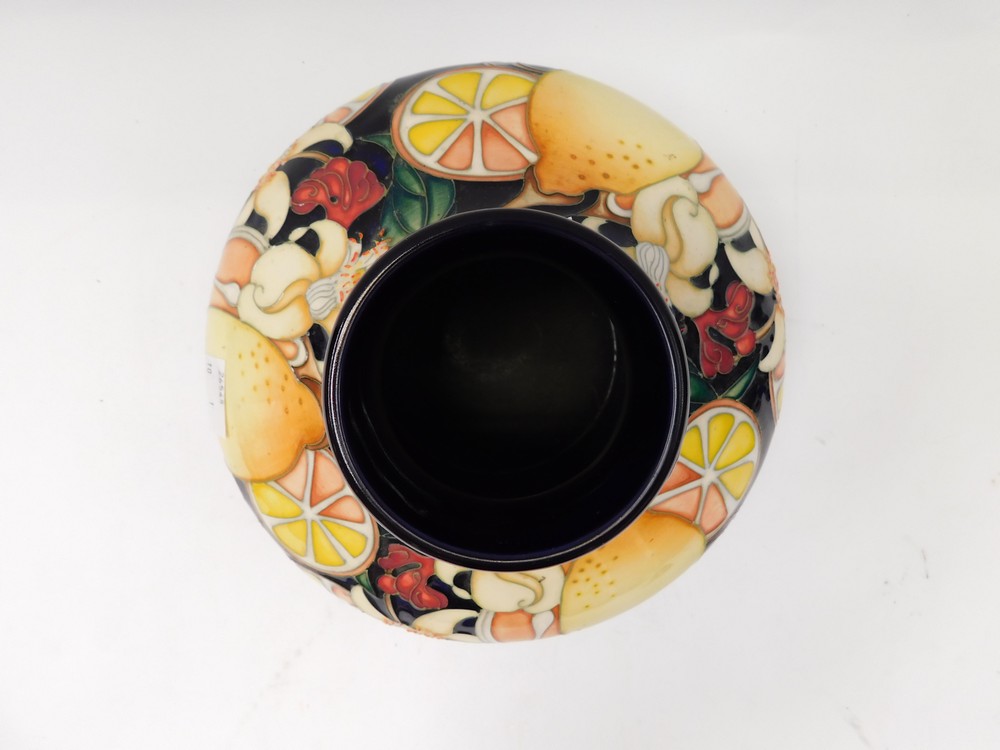A Moorcroft Mediterranean Collection vase in the Lemons & Blossom ...