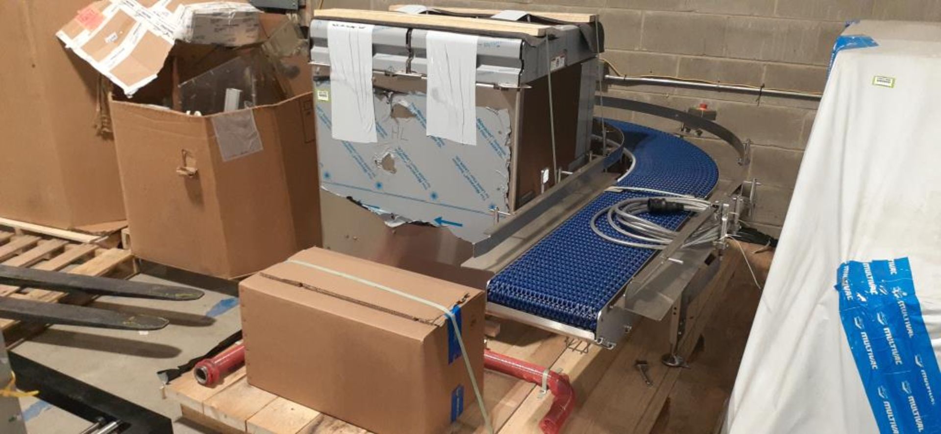 Multivac Stainless Steel Protective Conveyor Cover and Stainless Steel ...