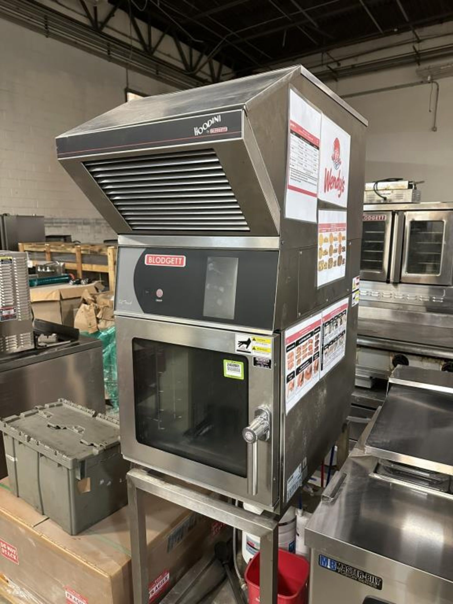 Blodgett Combi Oven with Hoodini. HIT# 2460981. Loc: Front Warehouse ...