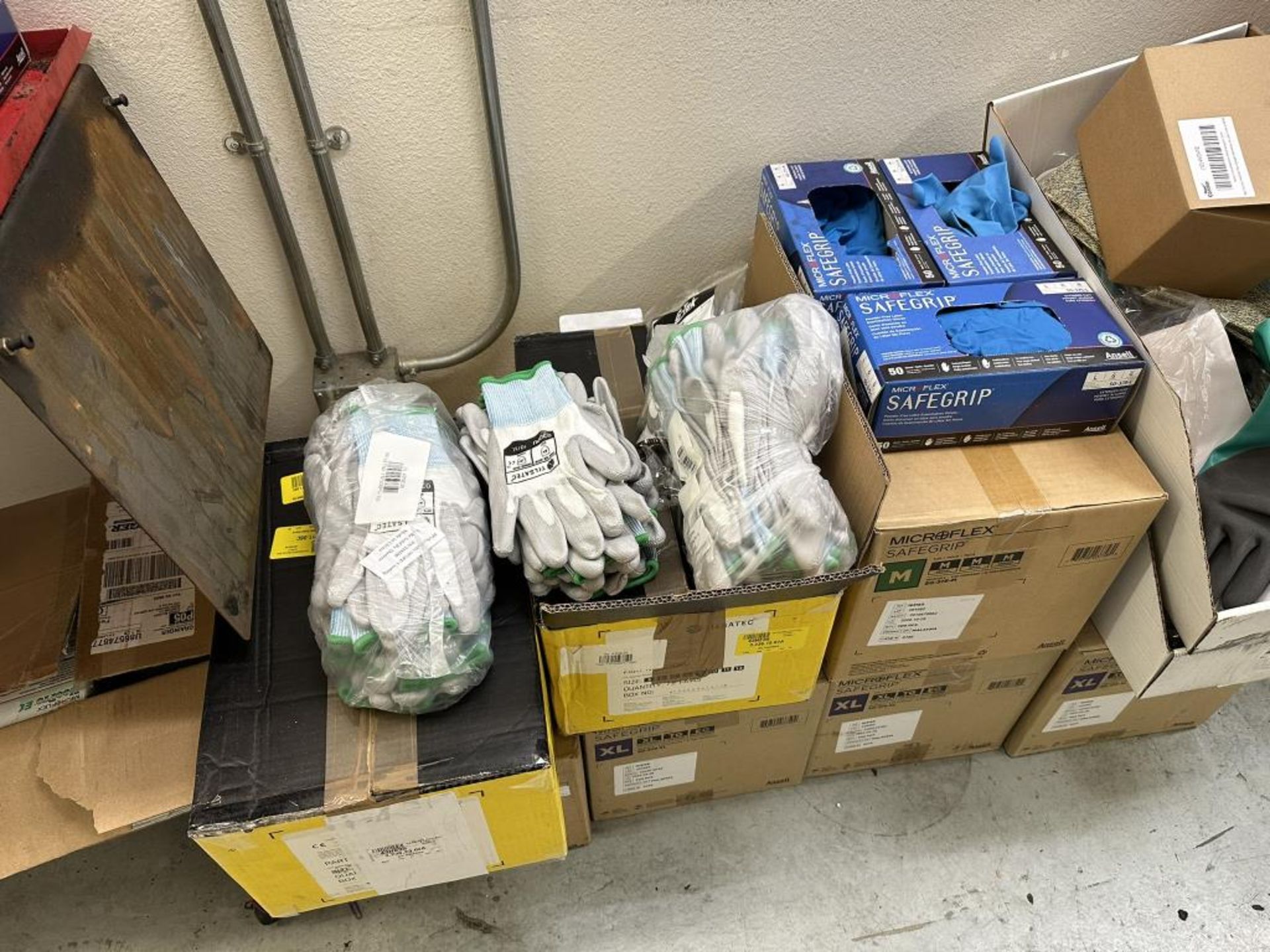 Assorted Consumables as Photographed, includes Carts. HIT# 2461478. Loc ...