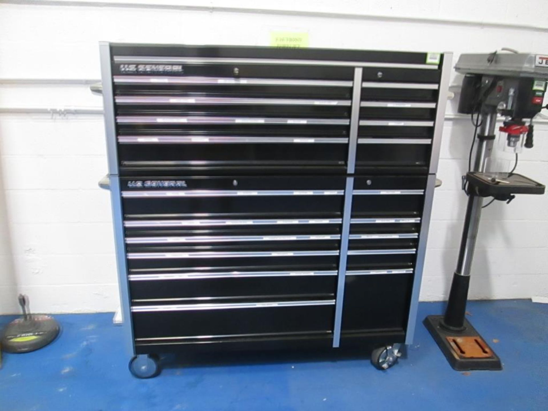 US General 18 Drawer Rolling Toolbox w/ Contents Consisting of Assorted ...