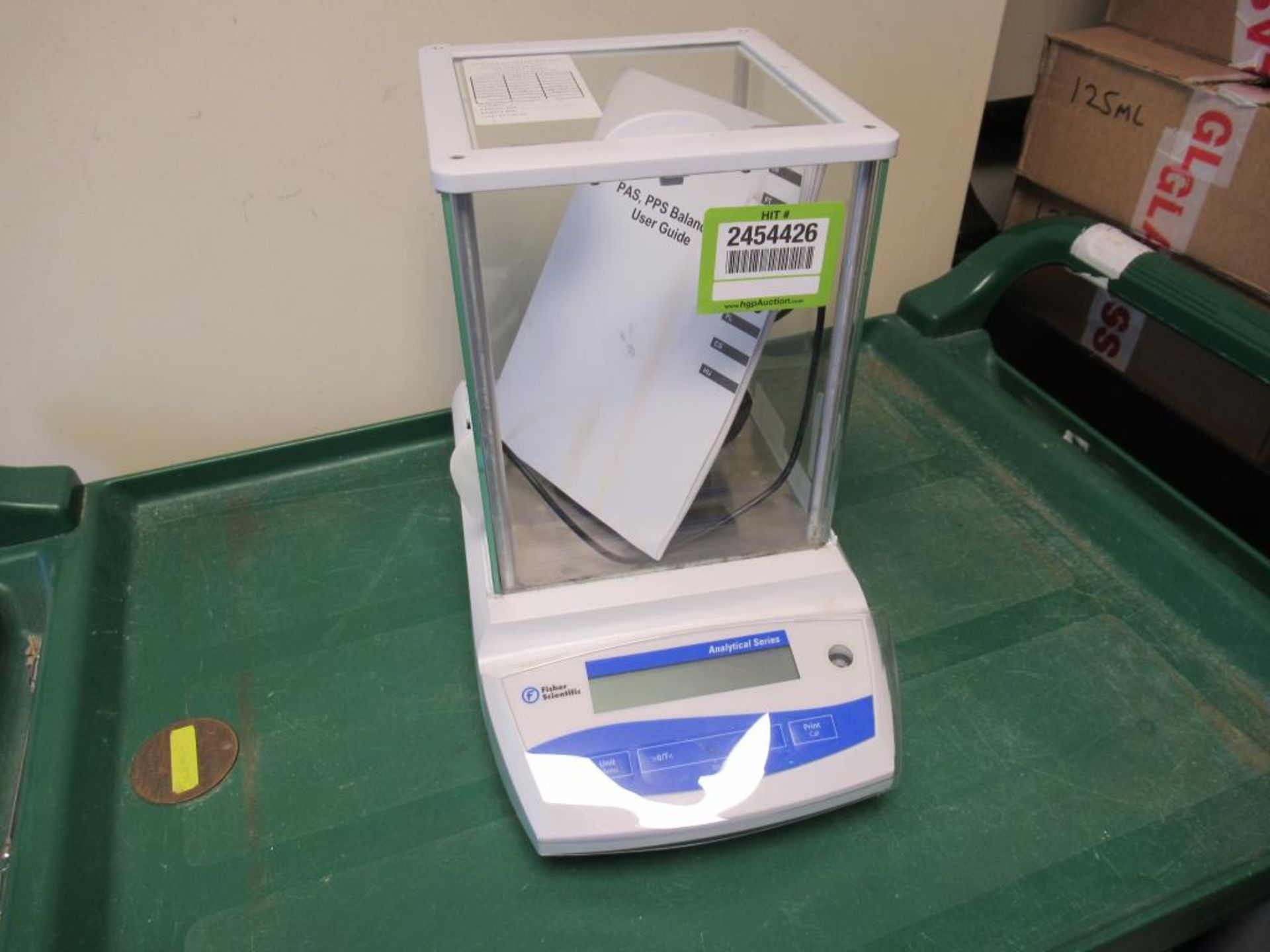 Fisher Scientific PAS214C Benchtop Analytical Balance S/n B629764041. HIT# 2454426. Asset# 179427