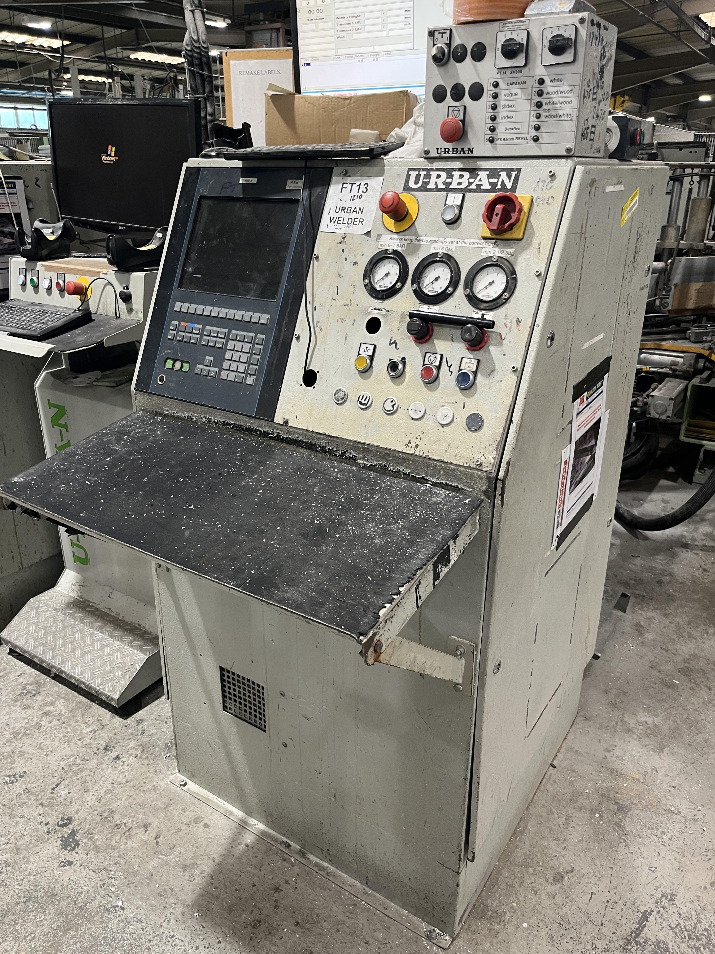 FT13 Urban AKS 6105/6-35/27 6 Head CNC Automatic Horizontal Welder ...