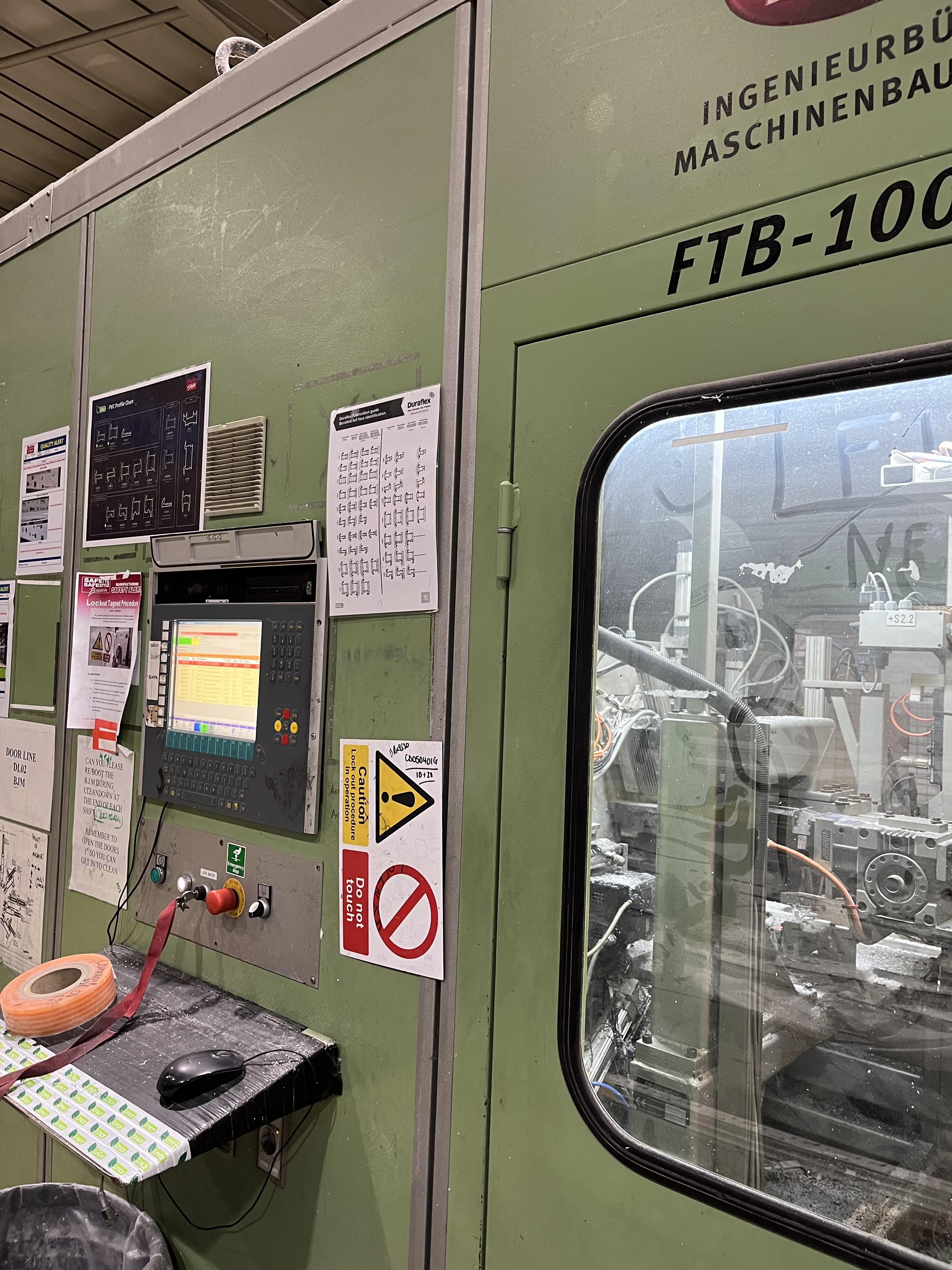 BJM Model FTB-100P CNC Cutting and Machining Centre Serial No. 7729-002 ...
