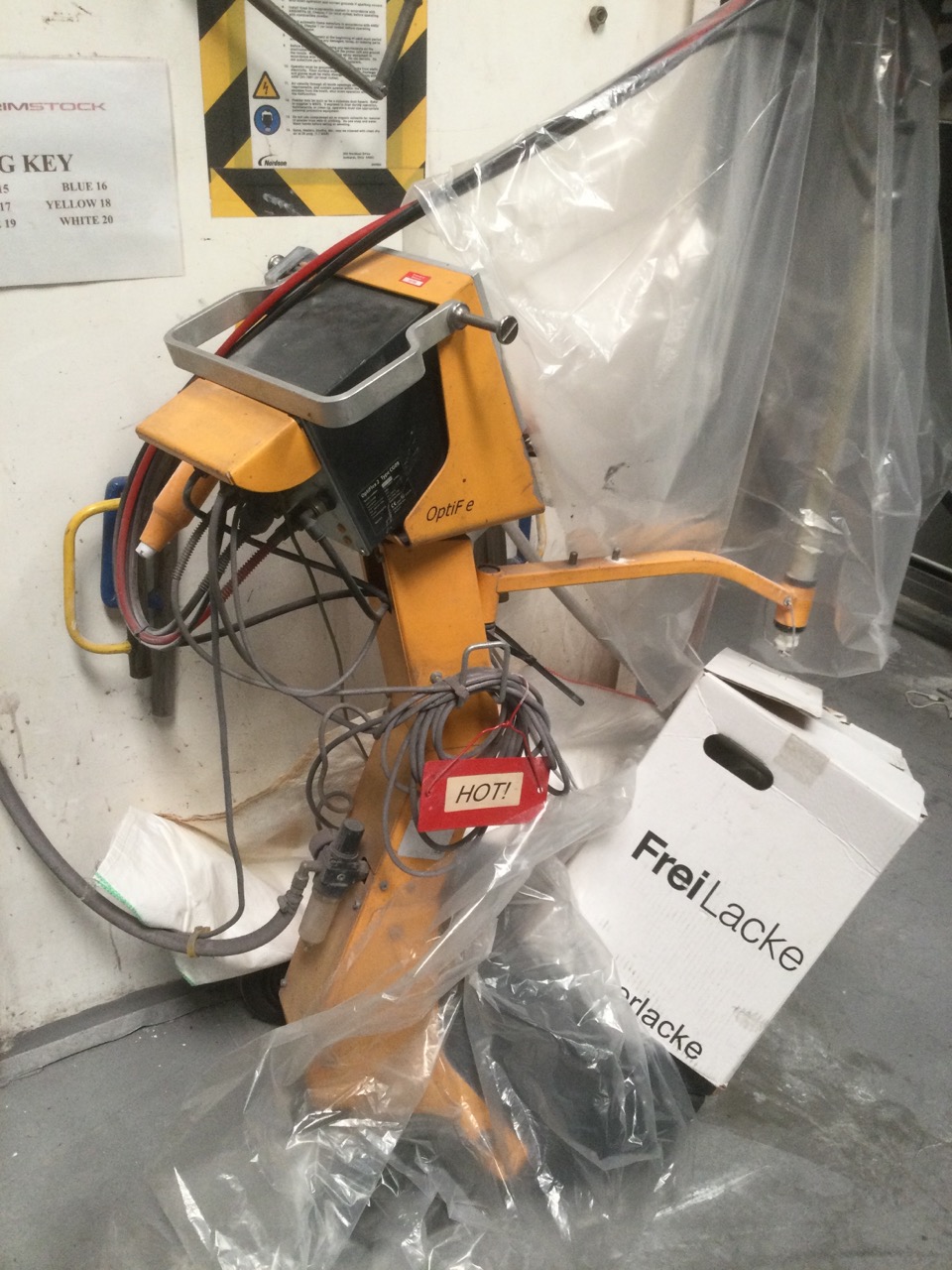 Optiflex 2/CG09 Manual Powder Coating System, serial number 20310 00043 ...