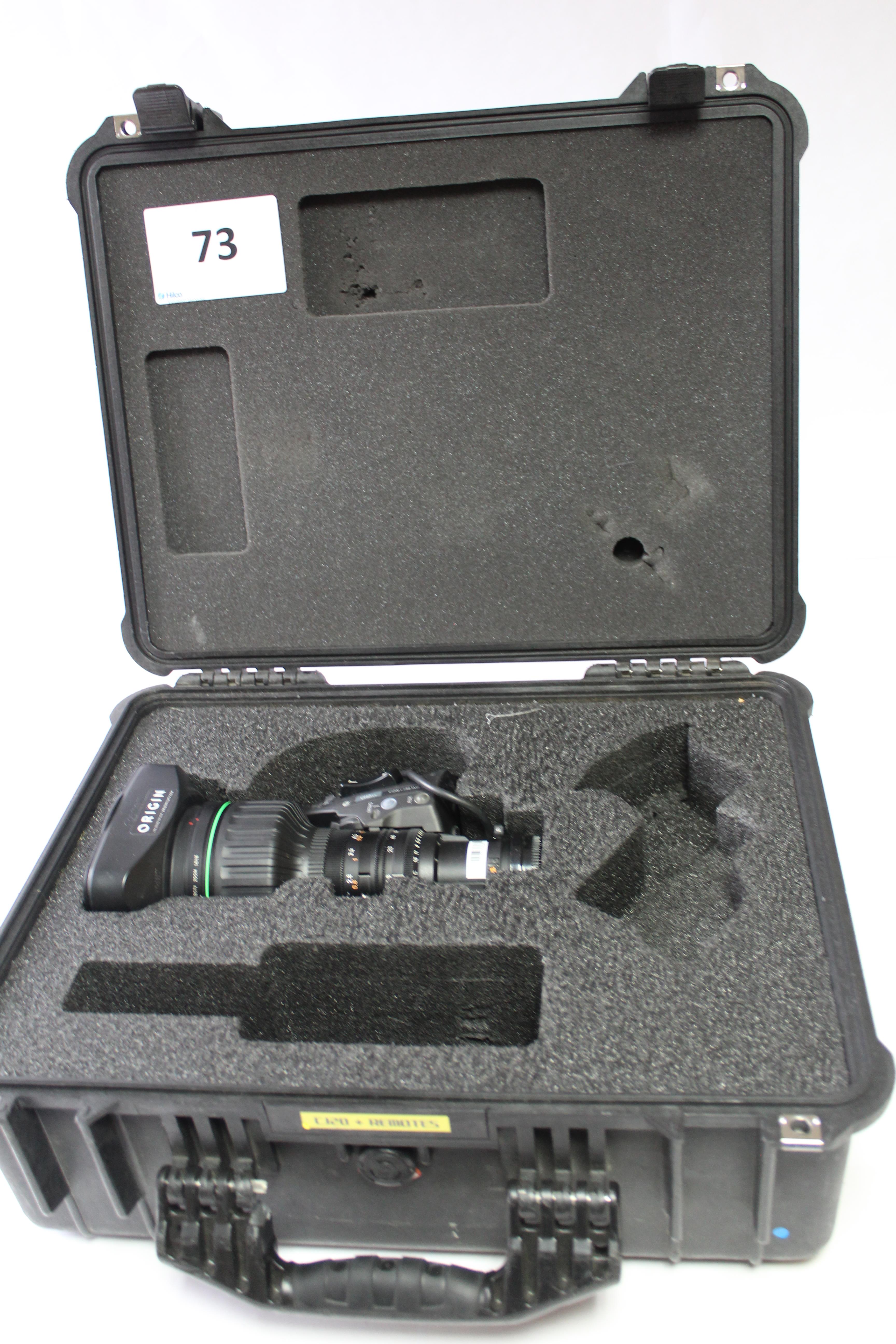 Canon CJ20EX7.8B BCTV Broadcast Zoom Lens with Flight Case S/N 02510538