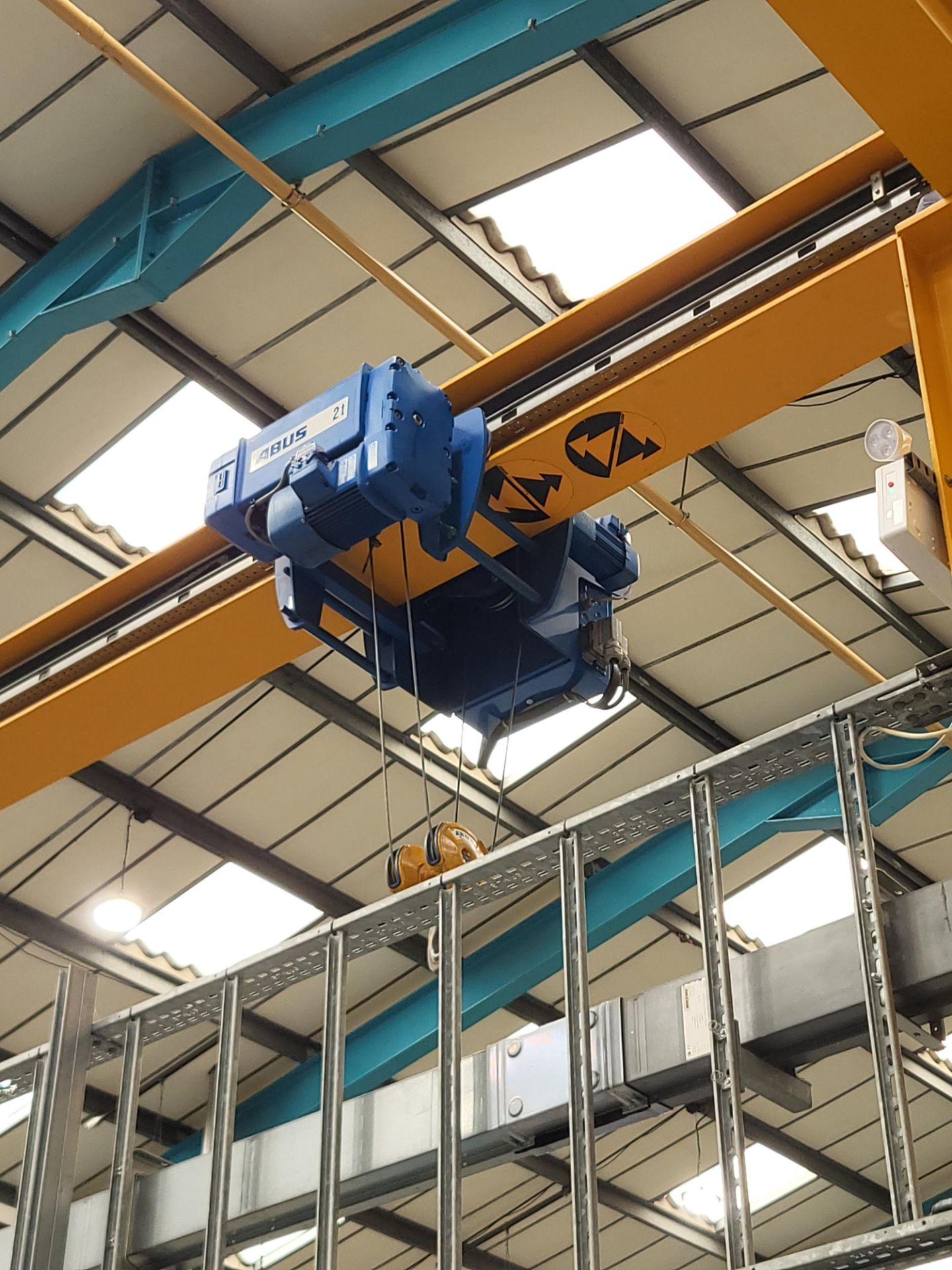 Abus Crane System 14 Single Bridge Crane, Serial Number: 400173 with ...