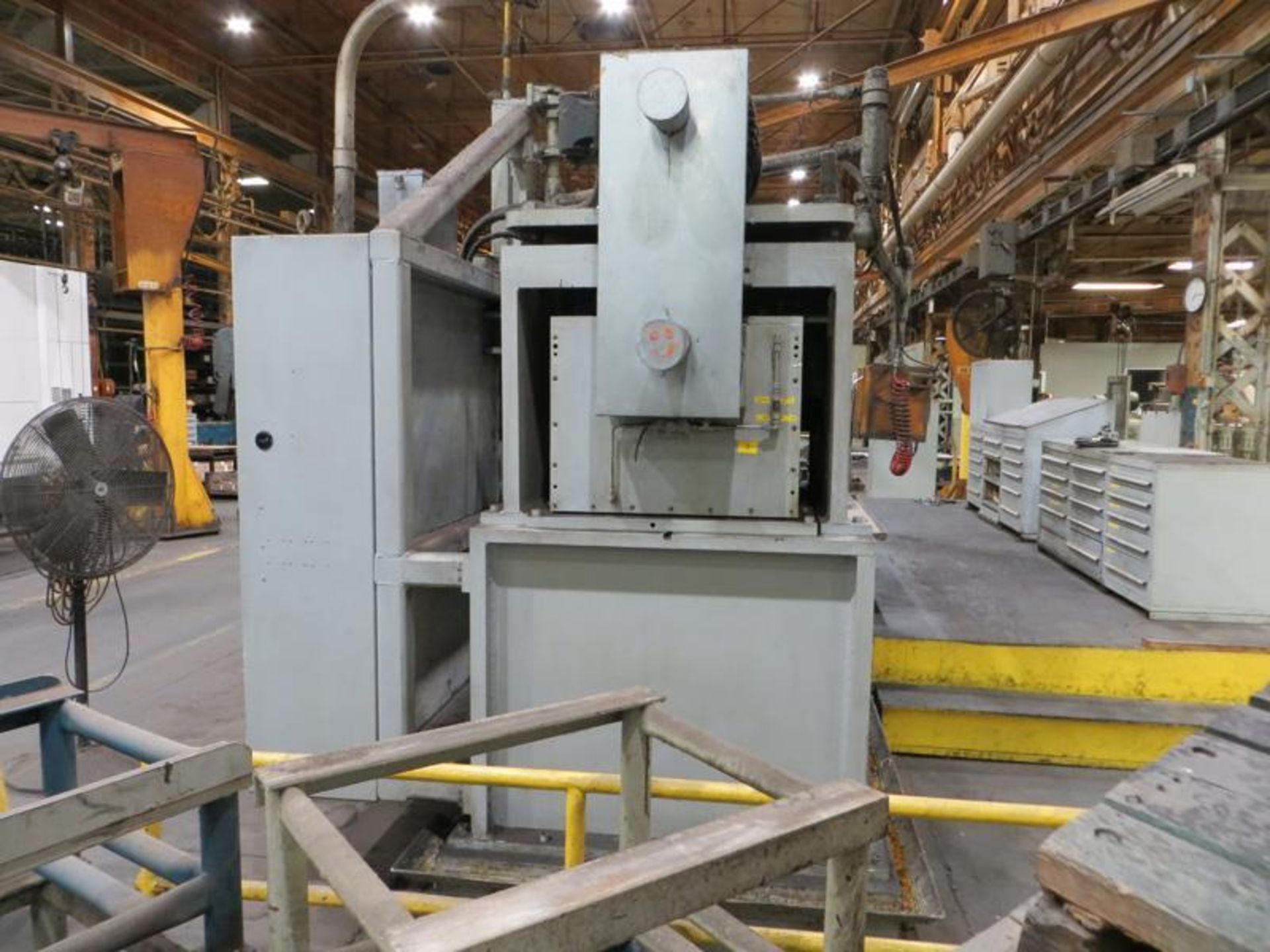 Three Spindle Horizontal Boring machine, 6.5" dia spindle heads, 67" x ...