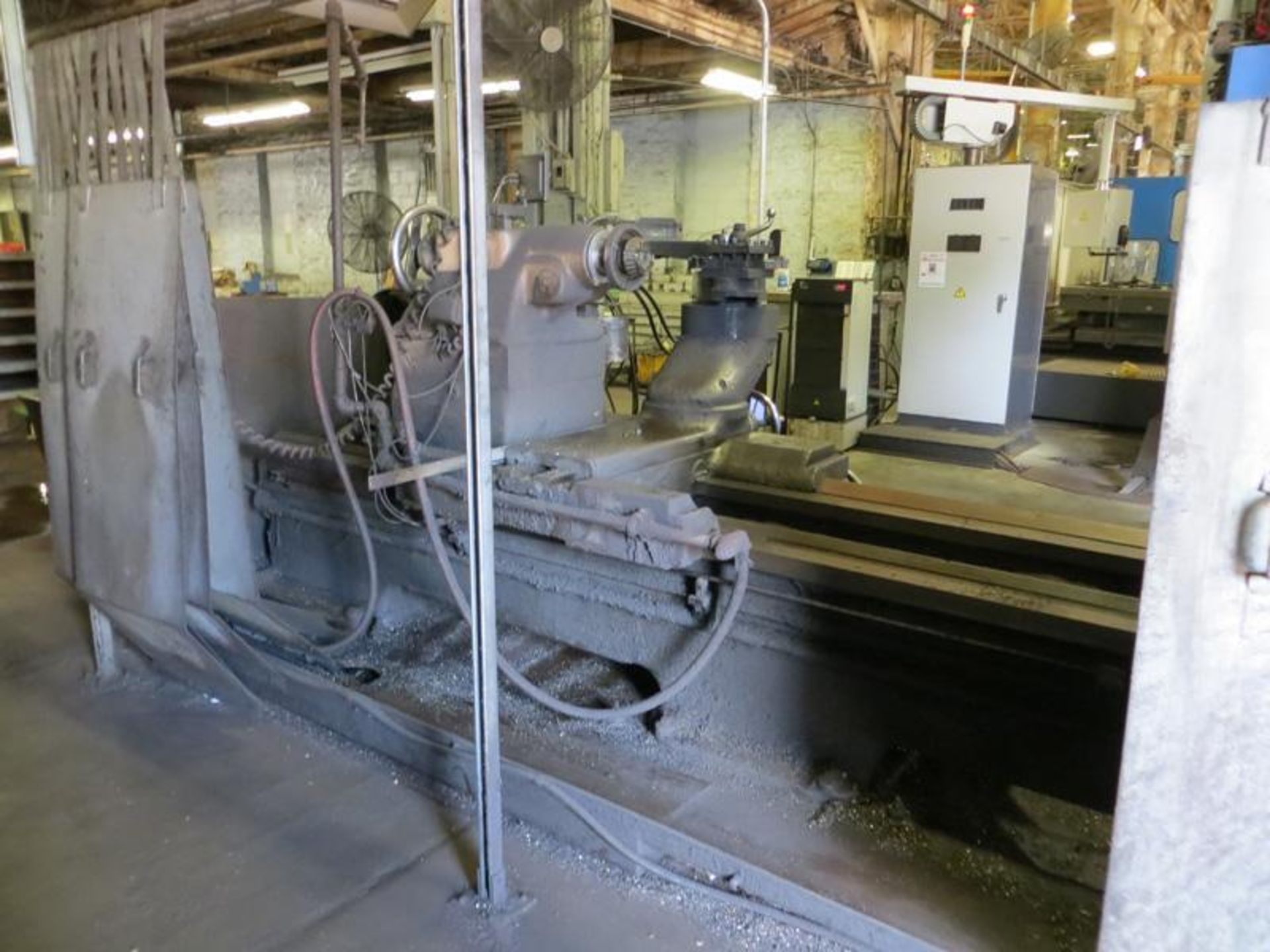 Monarch Engine lathe, 46" dia. Chuck, 48" swing, 108" distance between ...