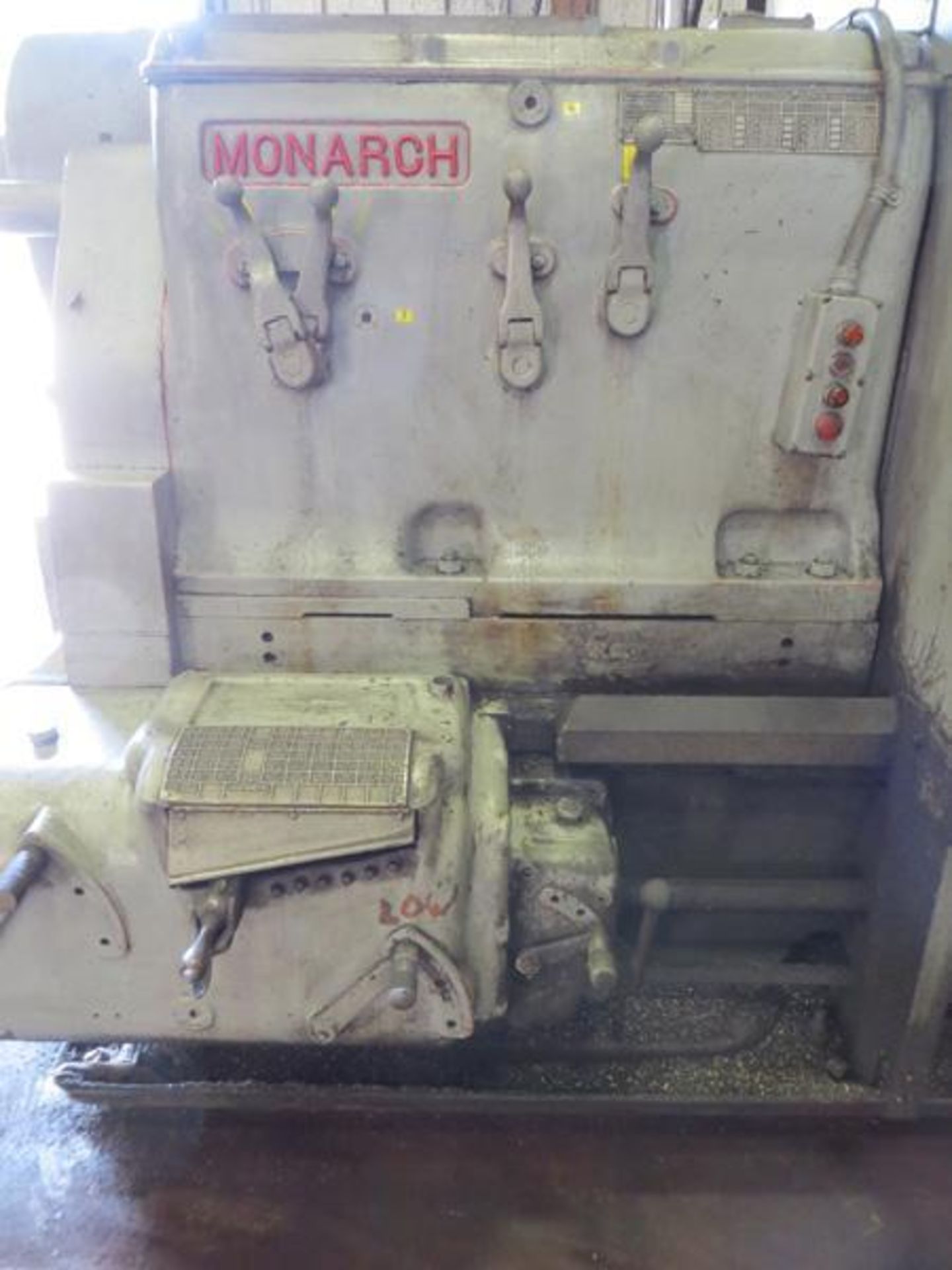Monarch Engine lathe, 46" dia. Chuck, 48" swing, 108" distance between ...