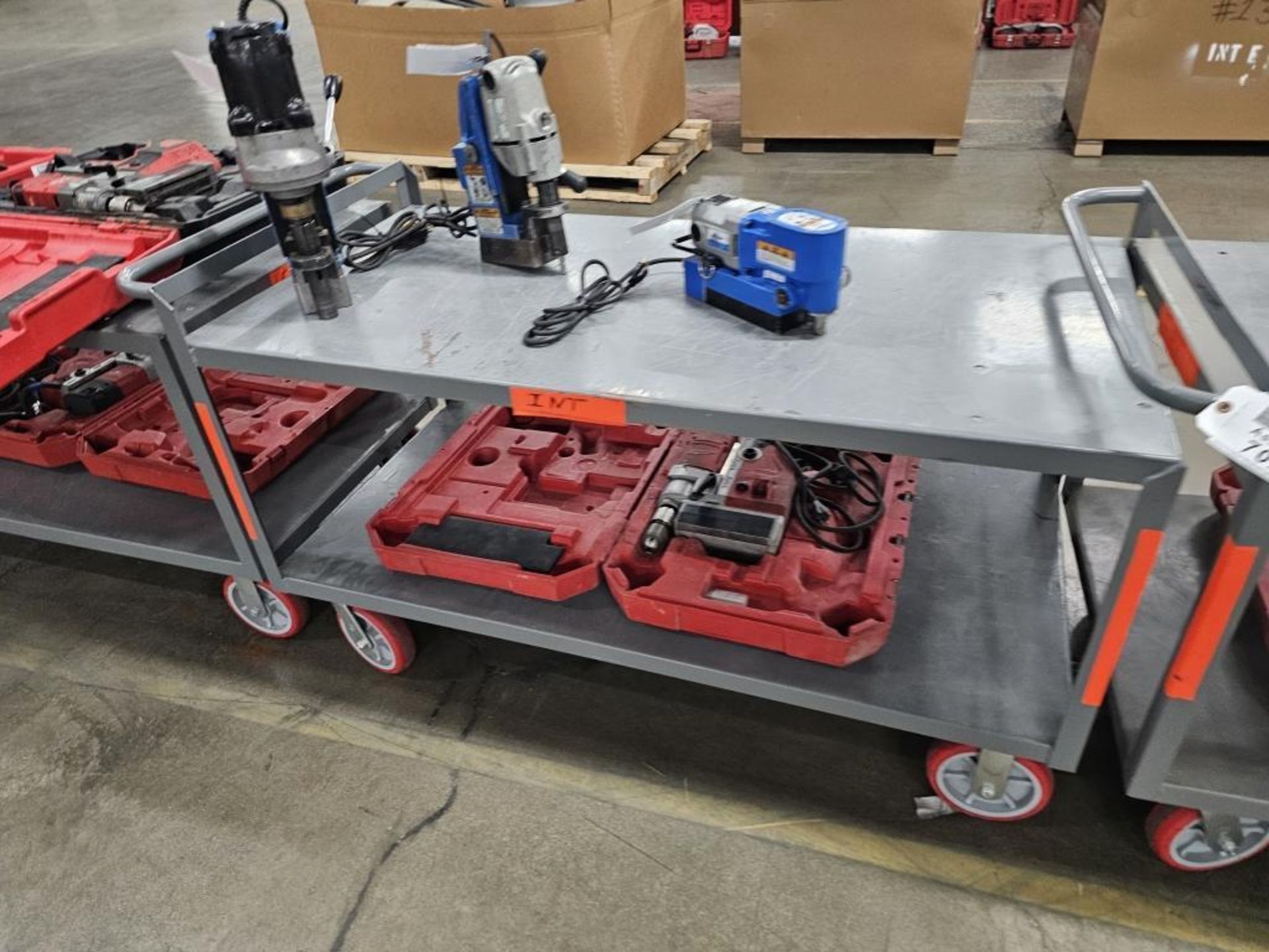 (3) Little Giant 60" x 30" 2-Tier Steel Carts