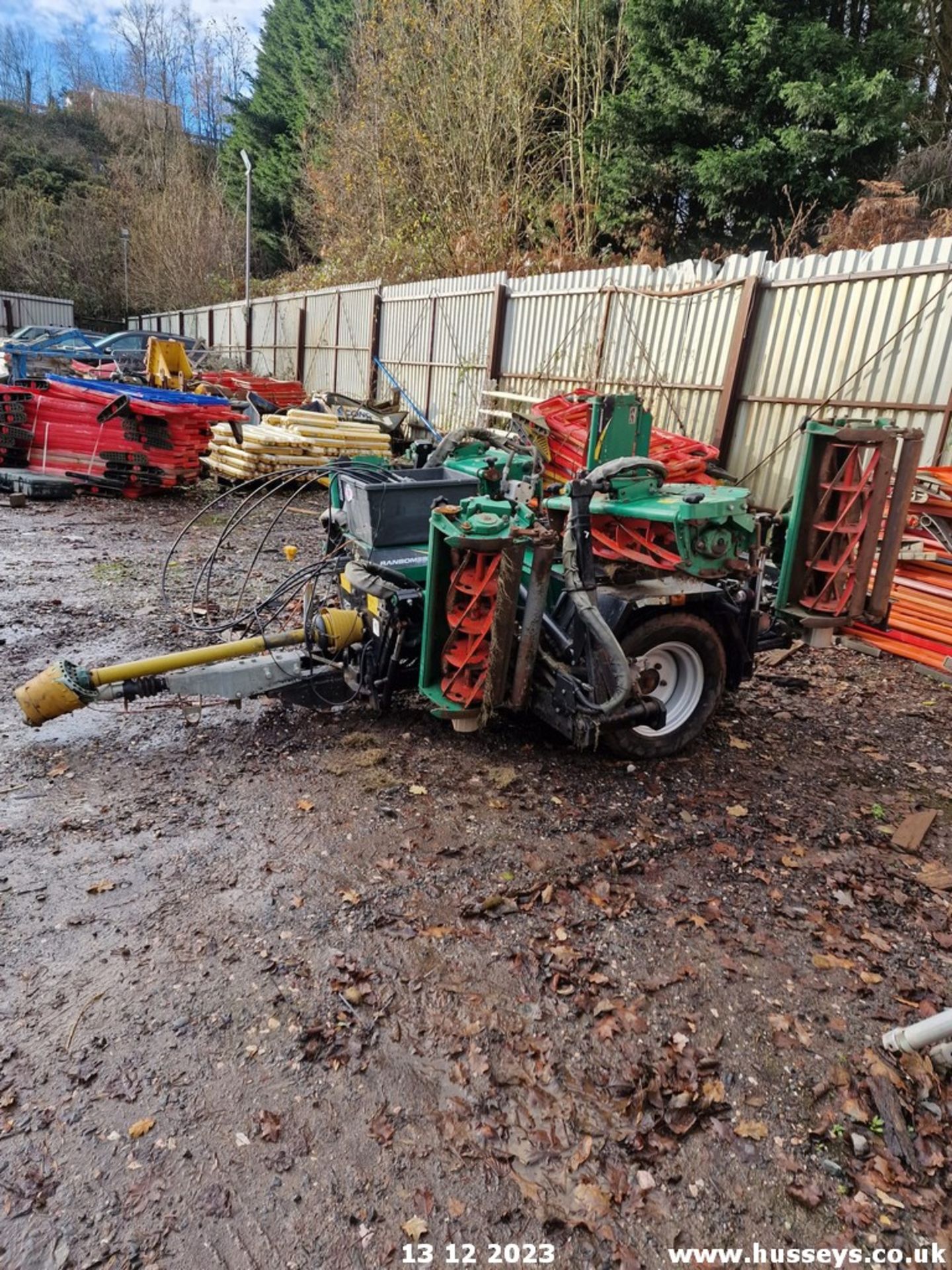 RANSOMES TRAILED GANG MOWER Item Location: Husseys, Exeter, Devon, EX4 ...