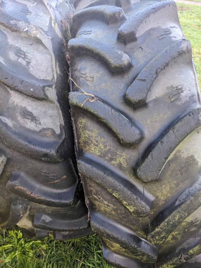 Location: near Fakenham, Norfolk Case wheels & tyres. Case centers came ...