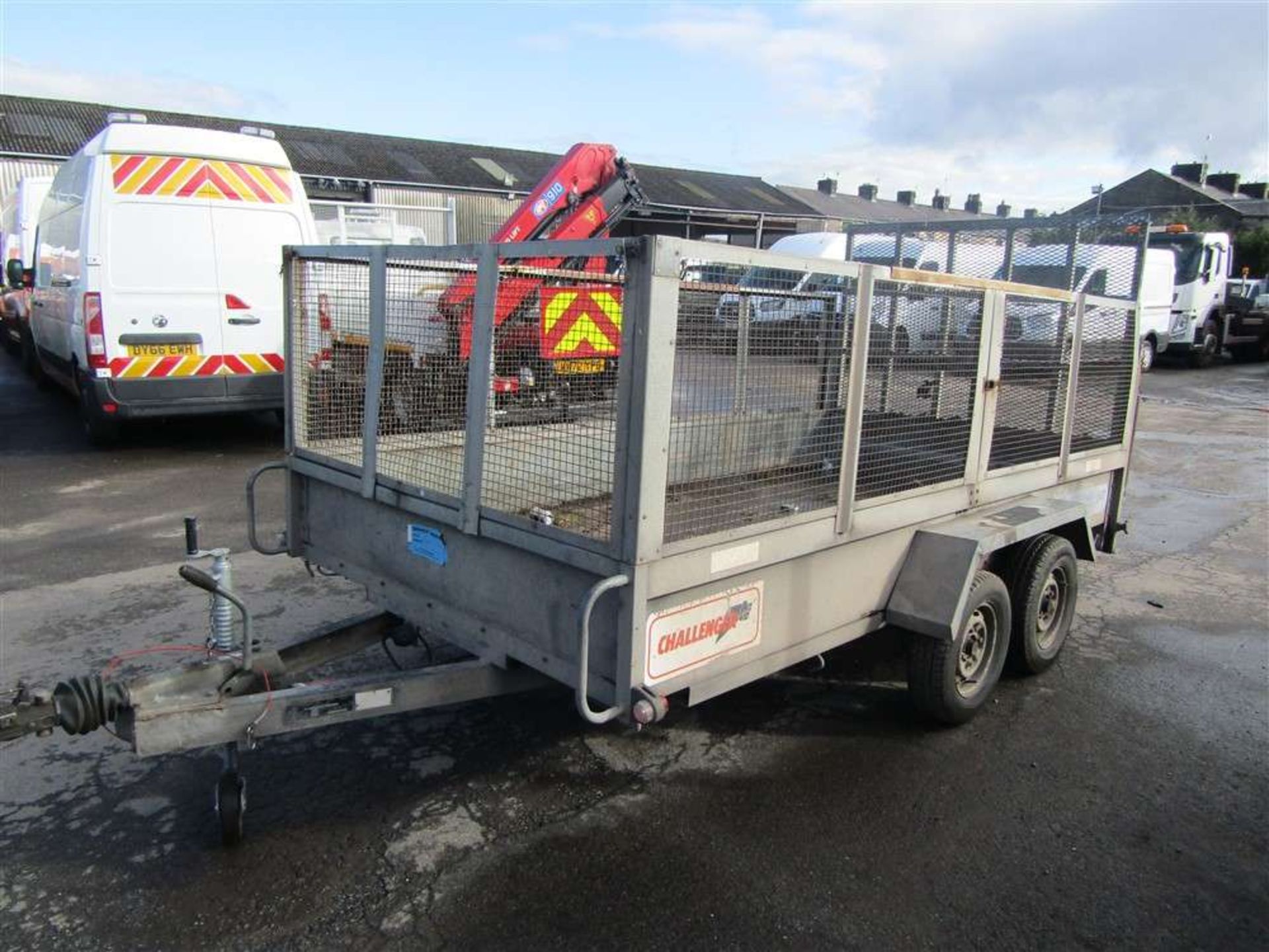 Indespension Twin Axle Flat Trailer
