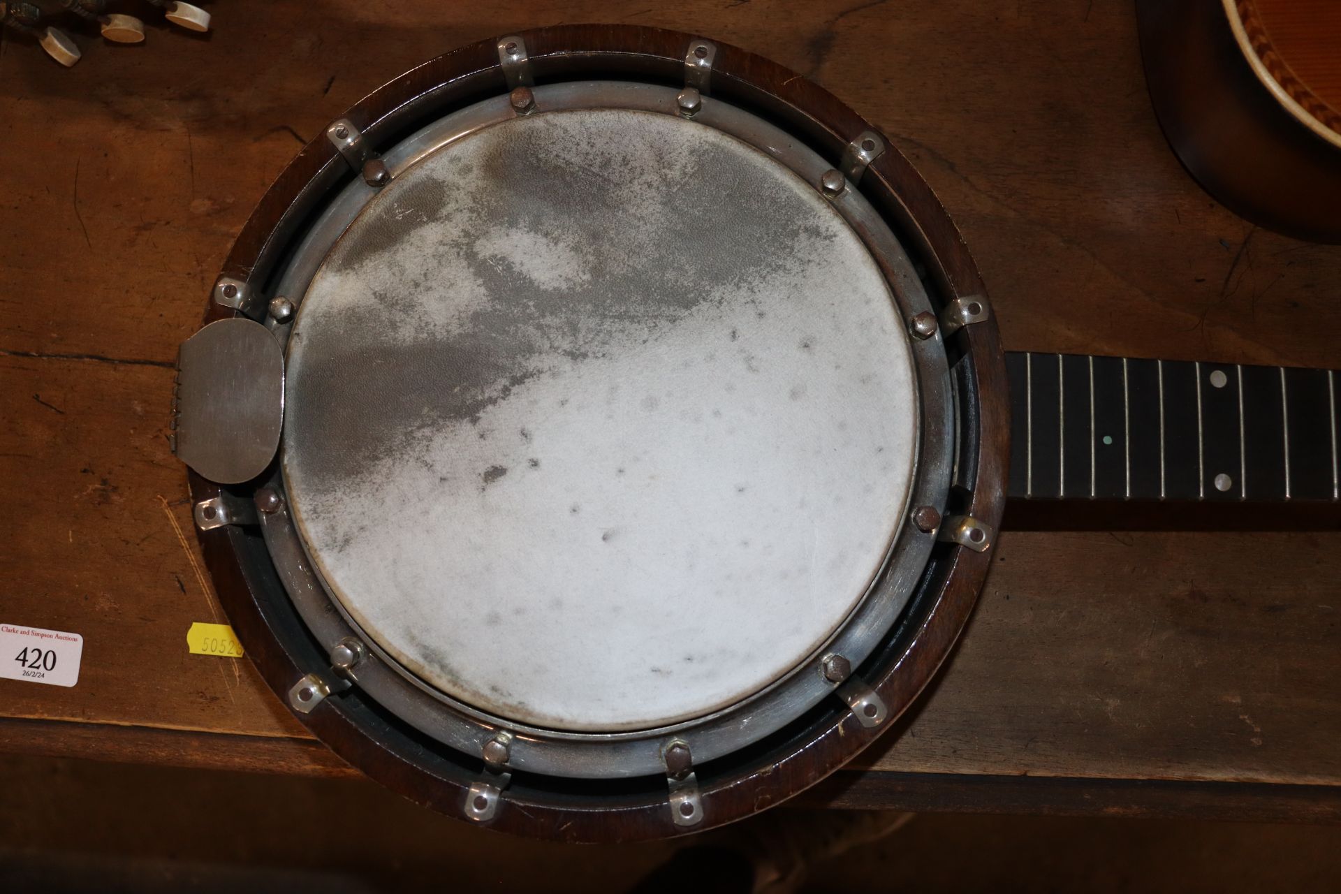 A banjo and an acoustic guitar AF