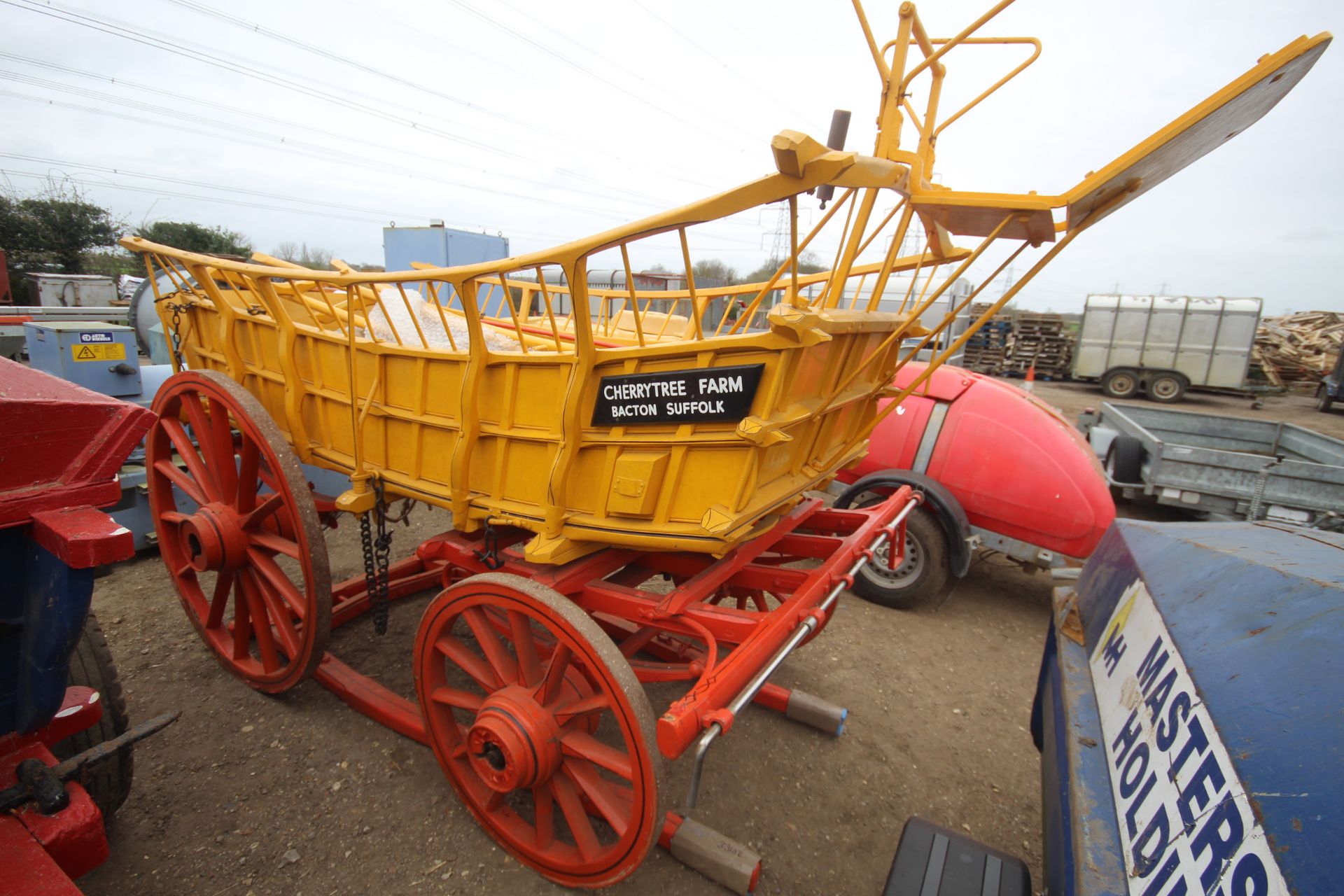 Four wheel wagon.
