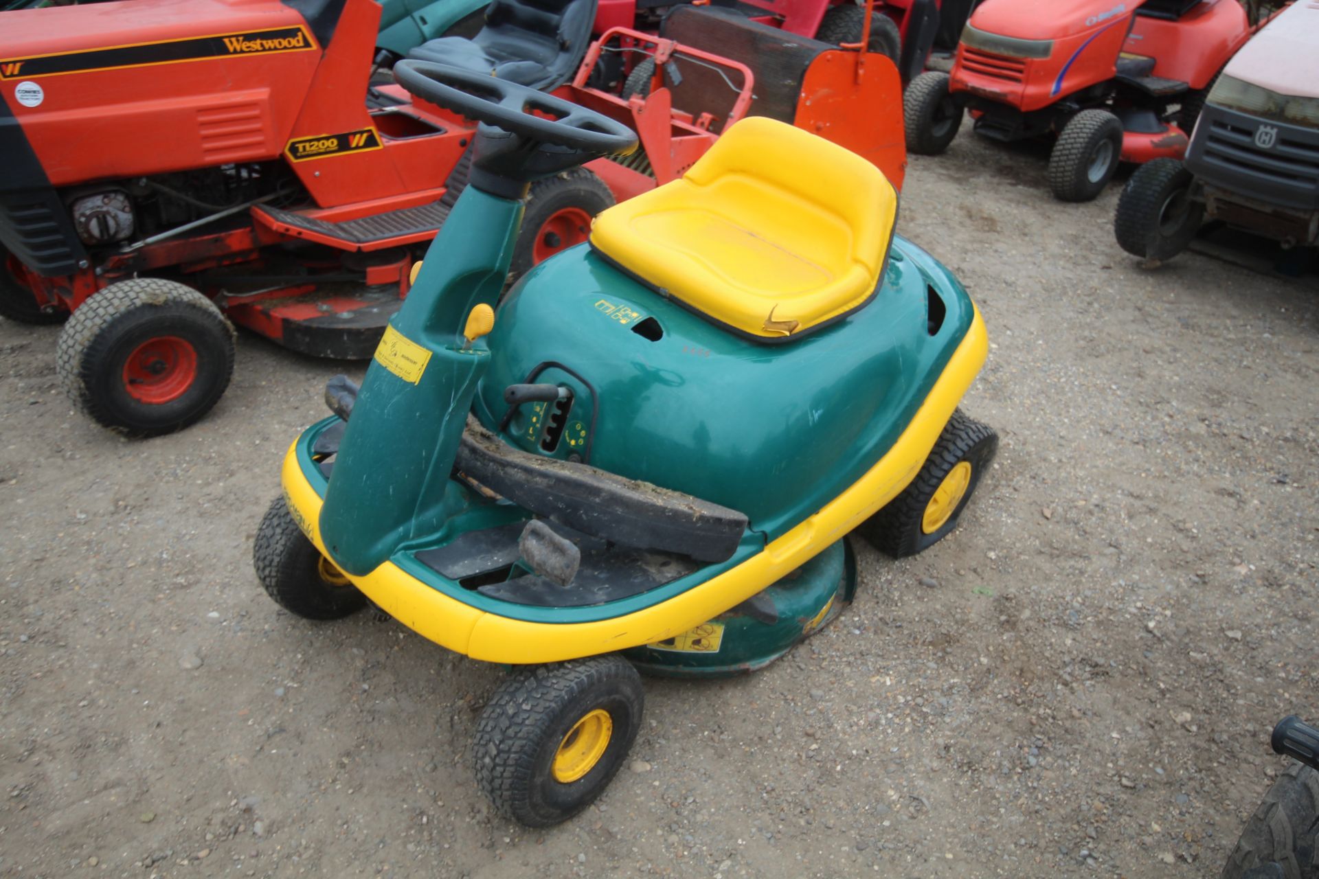 Yardman 70 ride-on mower. Key held.