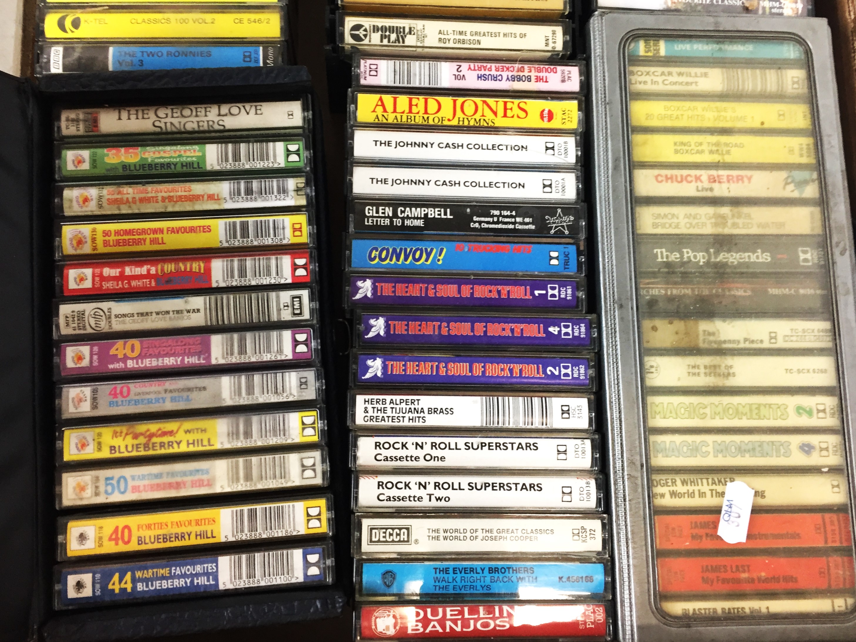 One hundred and five audio cassettes including talking books, Johnny ...