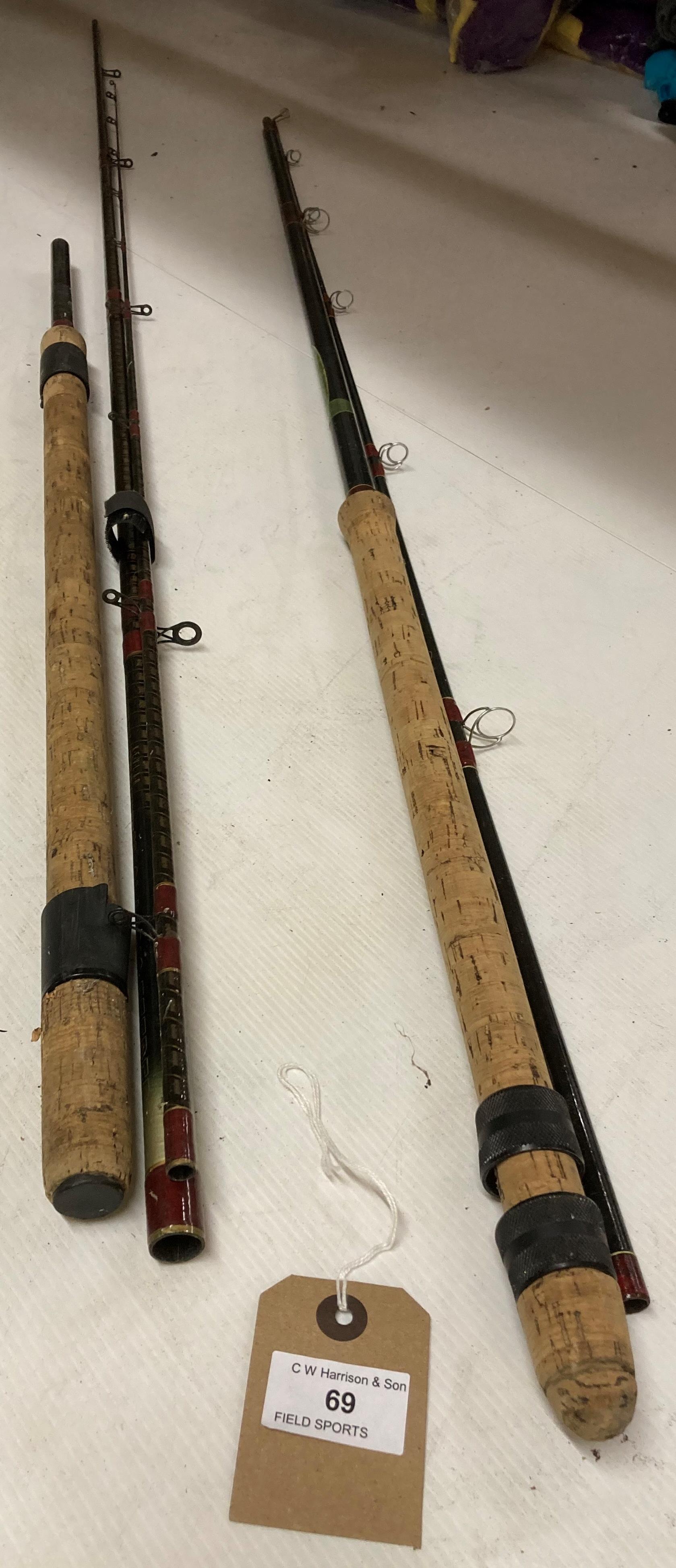 Silstar Traverse X 12' graphite medium feeder rod and a Hizard 2 piece ...