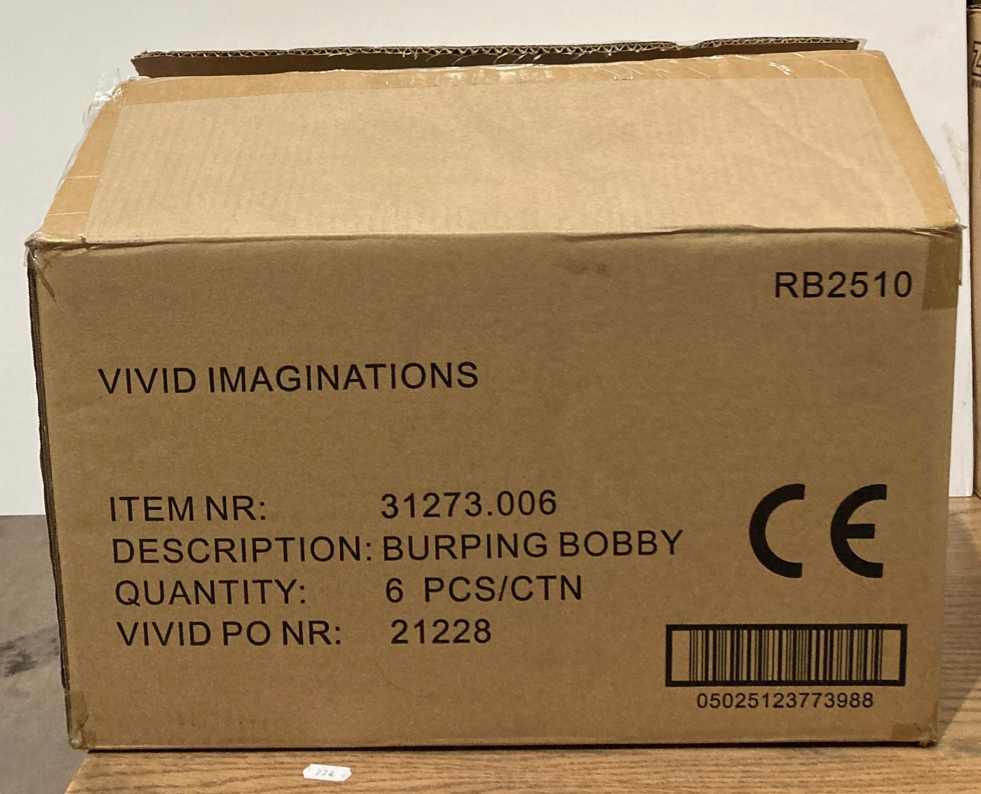 36 x Burping Bobby activity toy (6 x outer boxes) (saleroom location ...