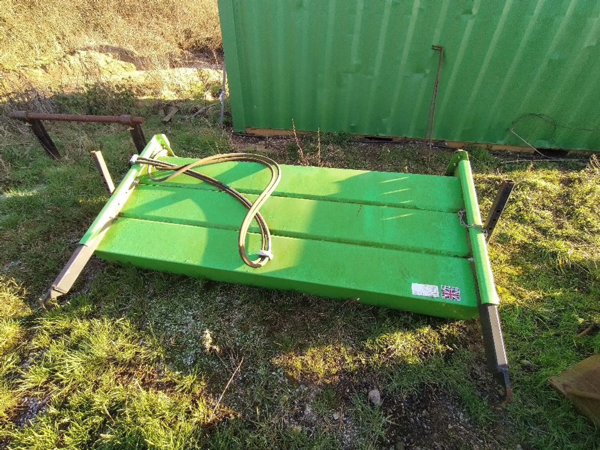 2021 LWC powered brush to fit bucket s/n 47462 2.29m wide