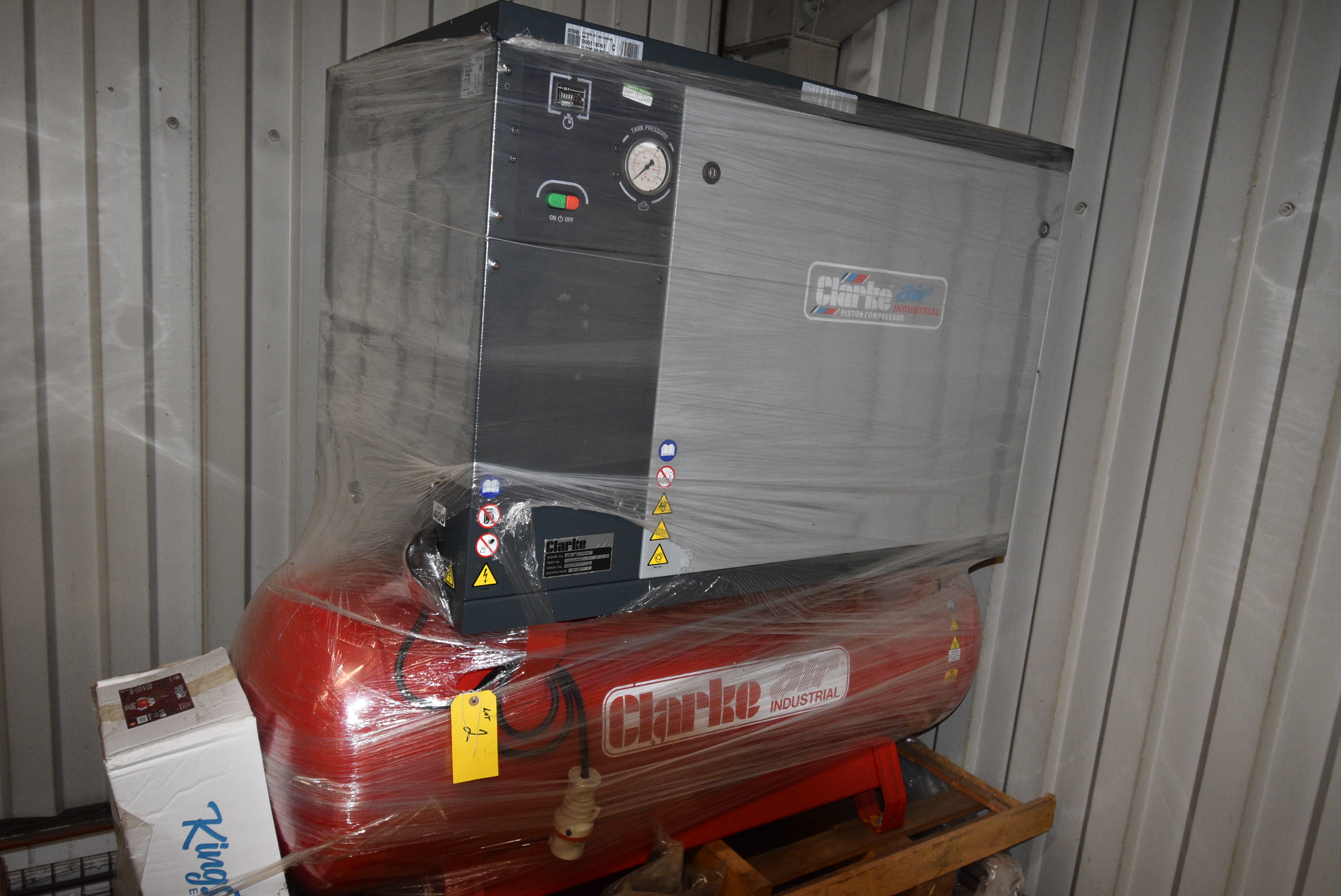 *Clarke Air Industrial Compressor 2019, Model SSE36C270N, 86 hours ...