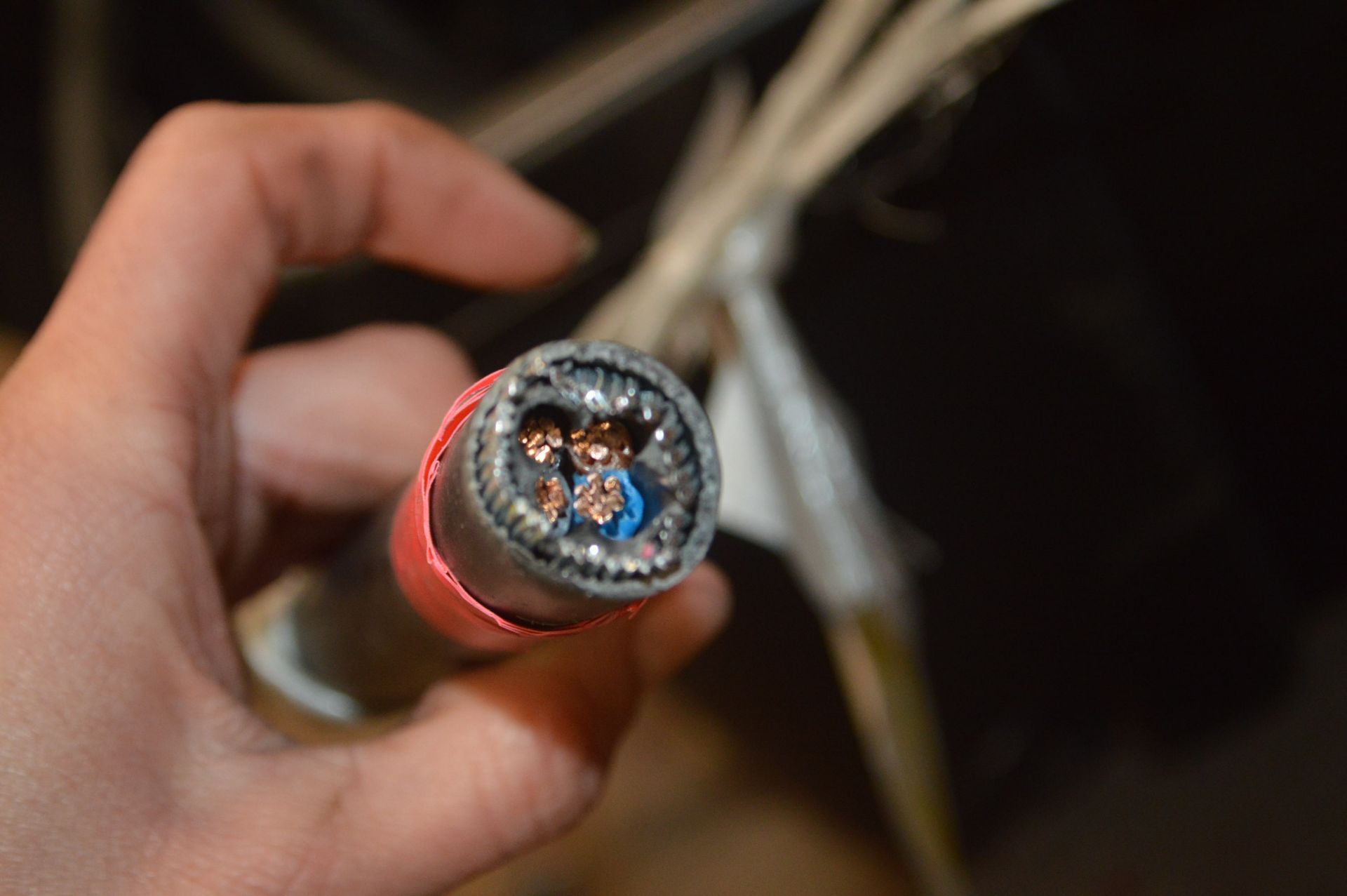 Coil of 4-Core Armoured Cable 600-1000v