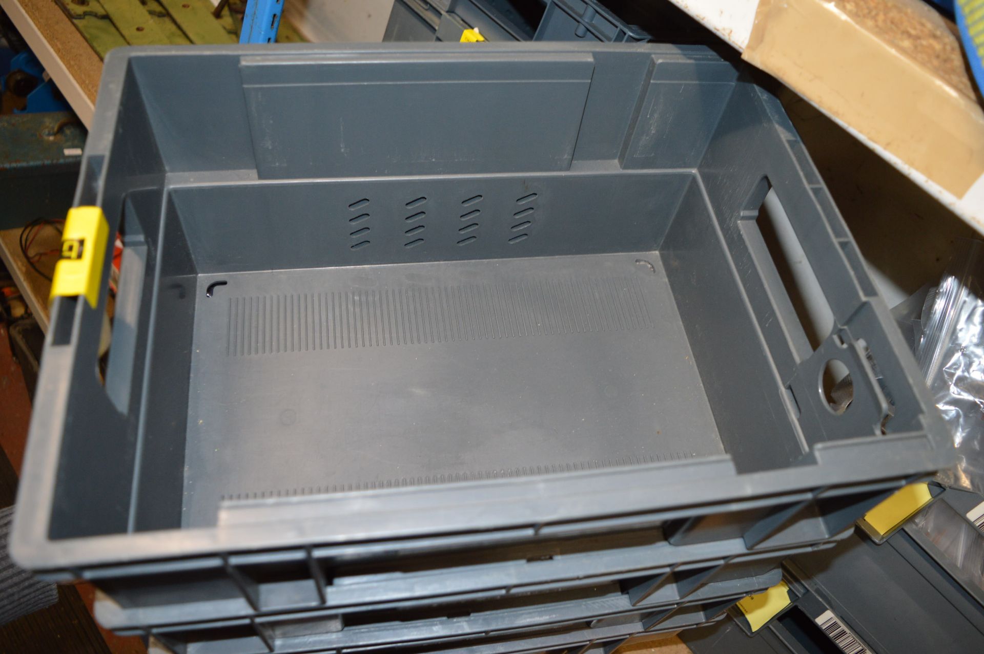 *Ten Stackable Grey Tubs