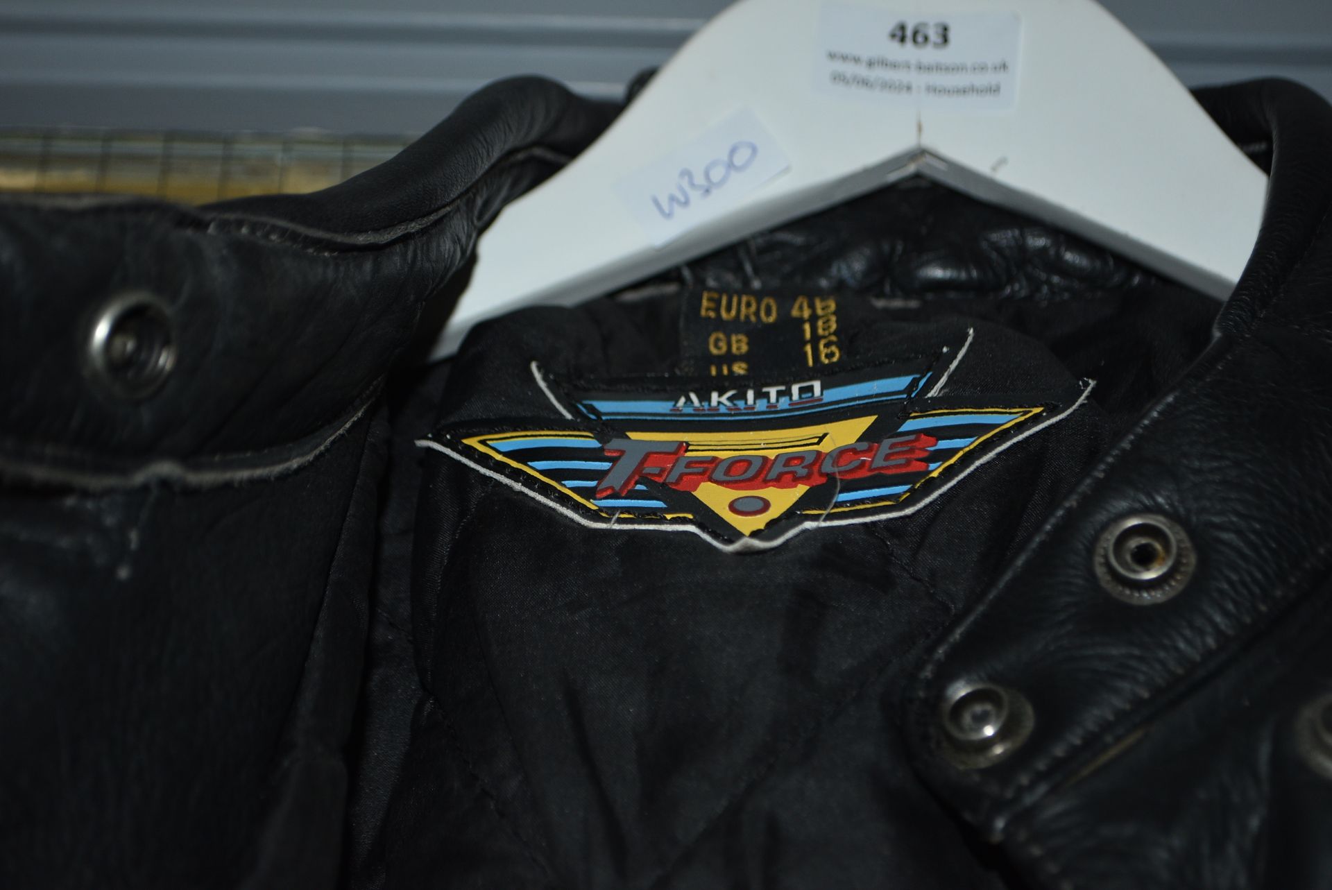 Akito T-Force Leather Motorbike Jacket Size: 18