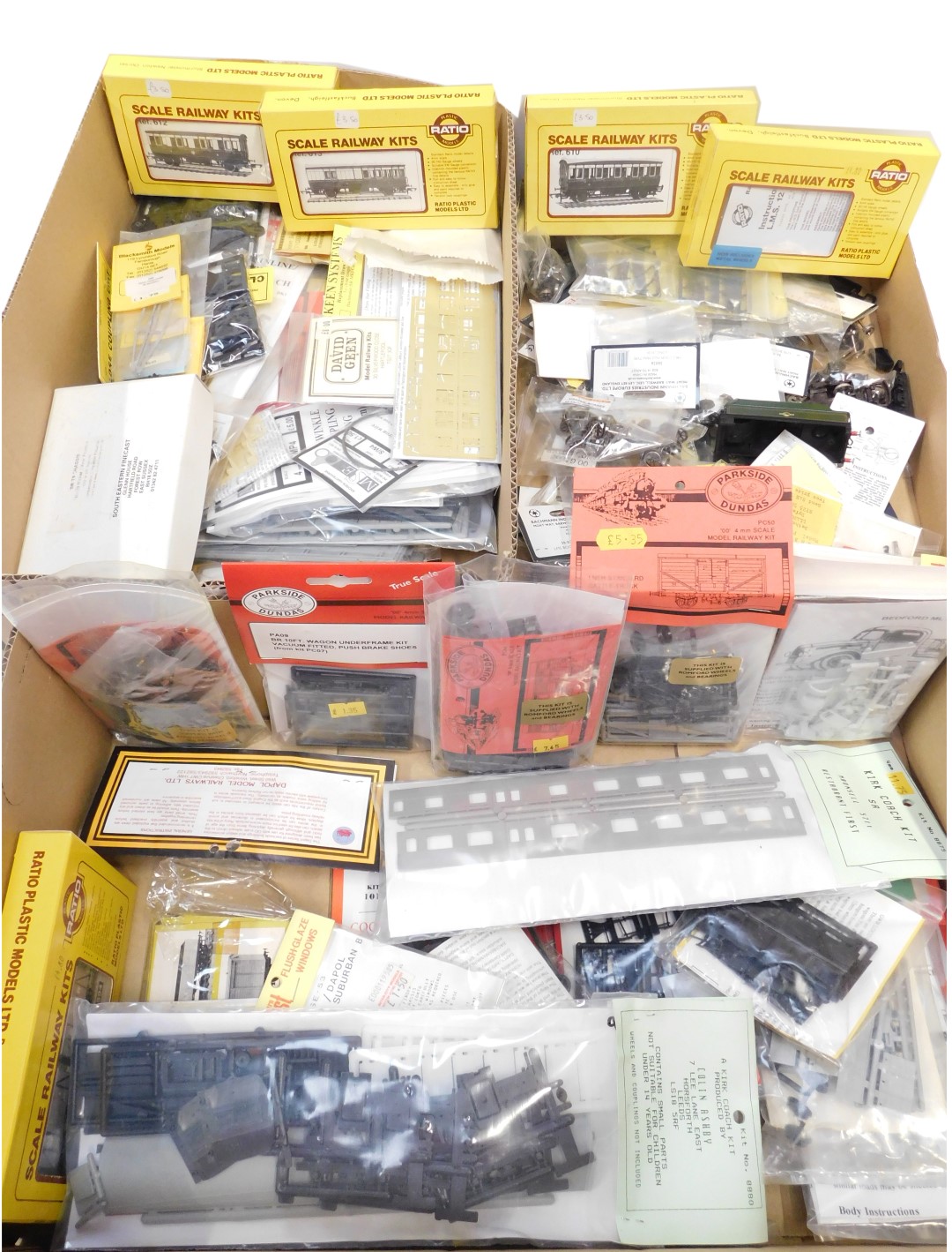 Ratio, Cooper Craft, Parkside Dundas and other OO gauge model kits, and ...