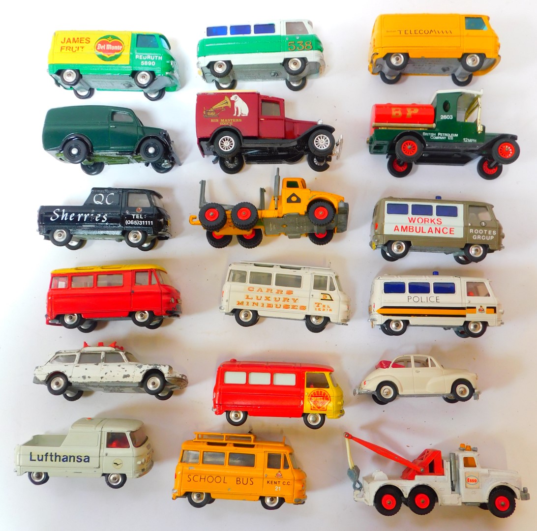 Corgi, Matchbox and other diecast, including No 29 Austin A53 Cambridge ...