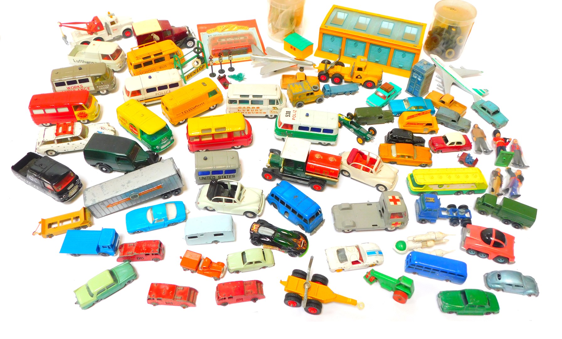 Corgi, Matchbox and other diecast, including No 29 Austin A53 Cambridge ...