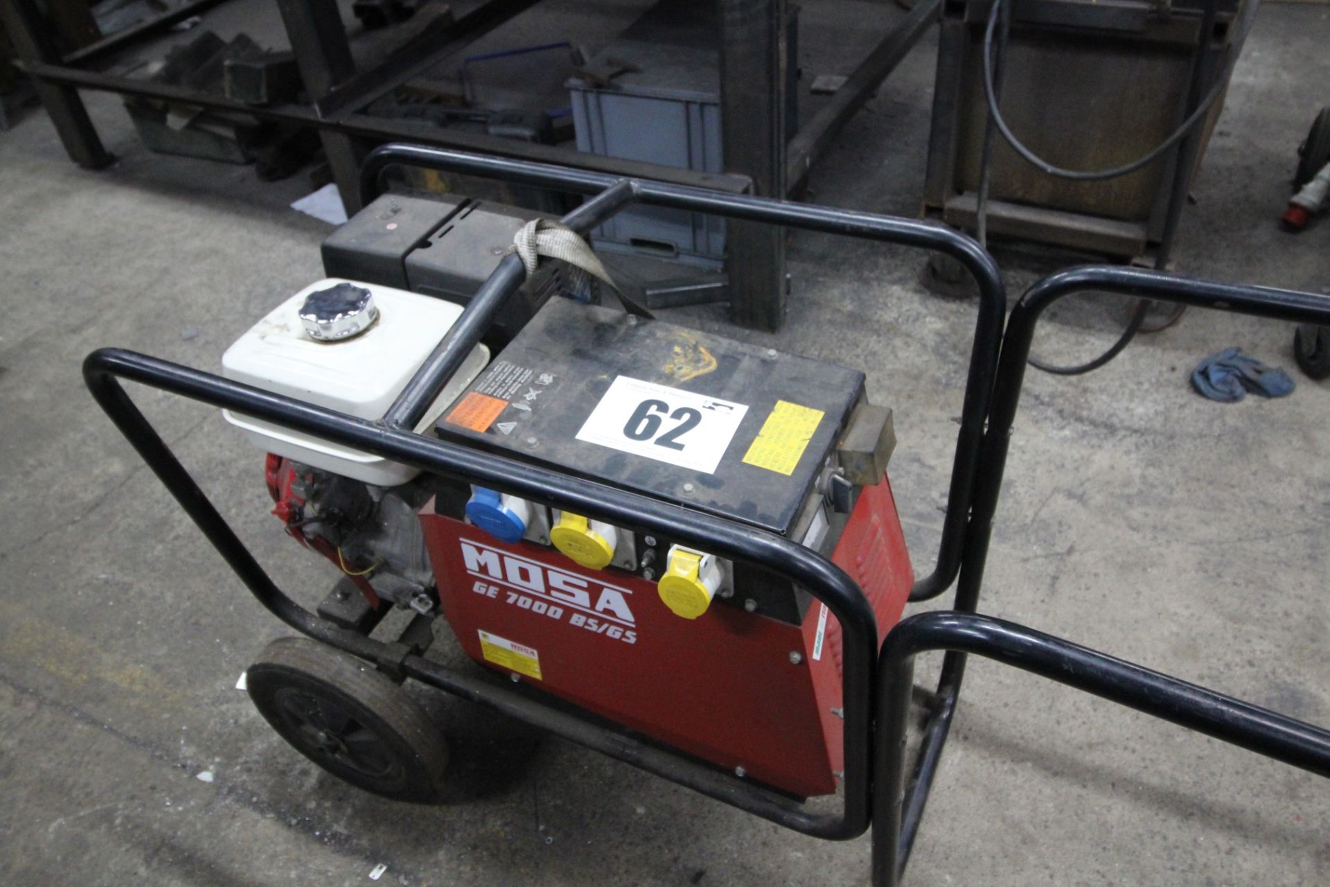 MOSA MODEL GE 7000 BS/GS HONDA PETROL ENGINED PORTABLE GENERATOR WITH ...