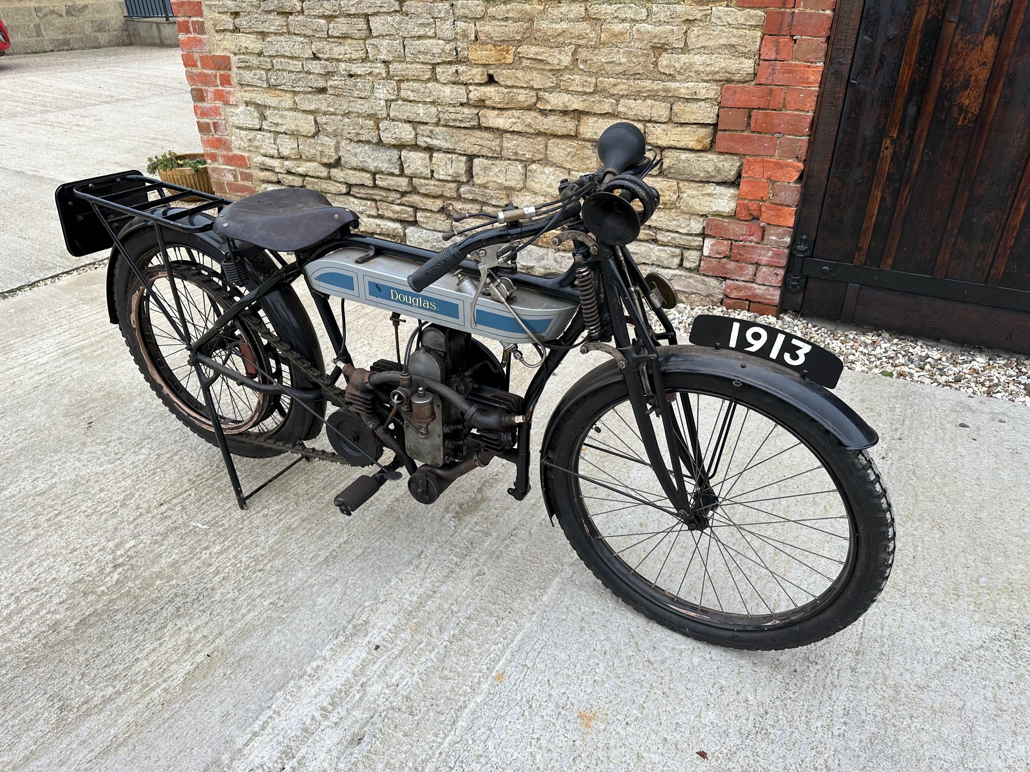 240. Circa 1913 DOUGLAS 2 3/4 HP Registration - BD 5636 Engine No ...