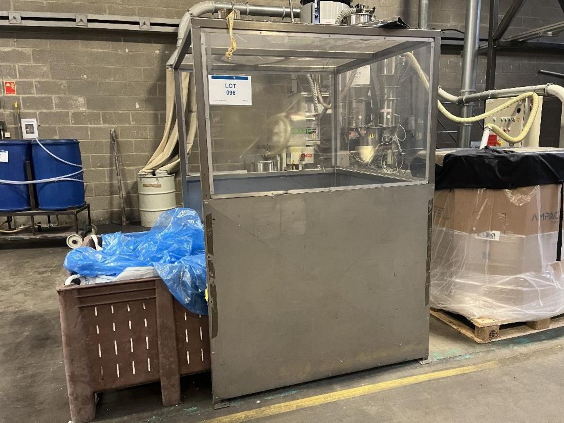 Steel & perspex enclosure