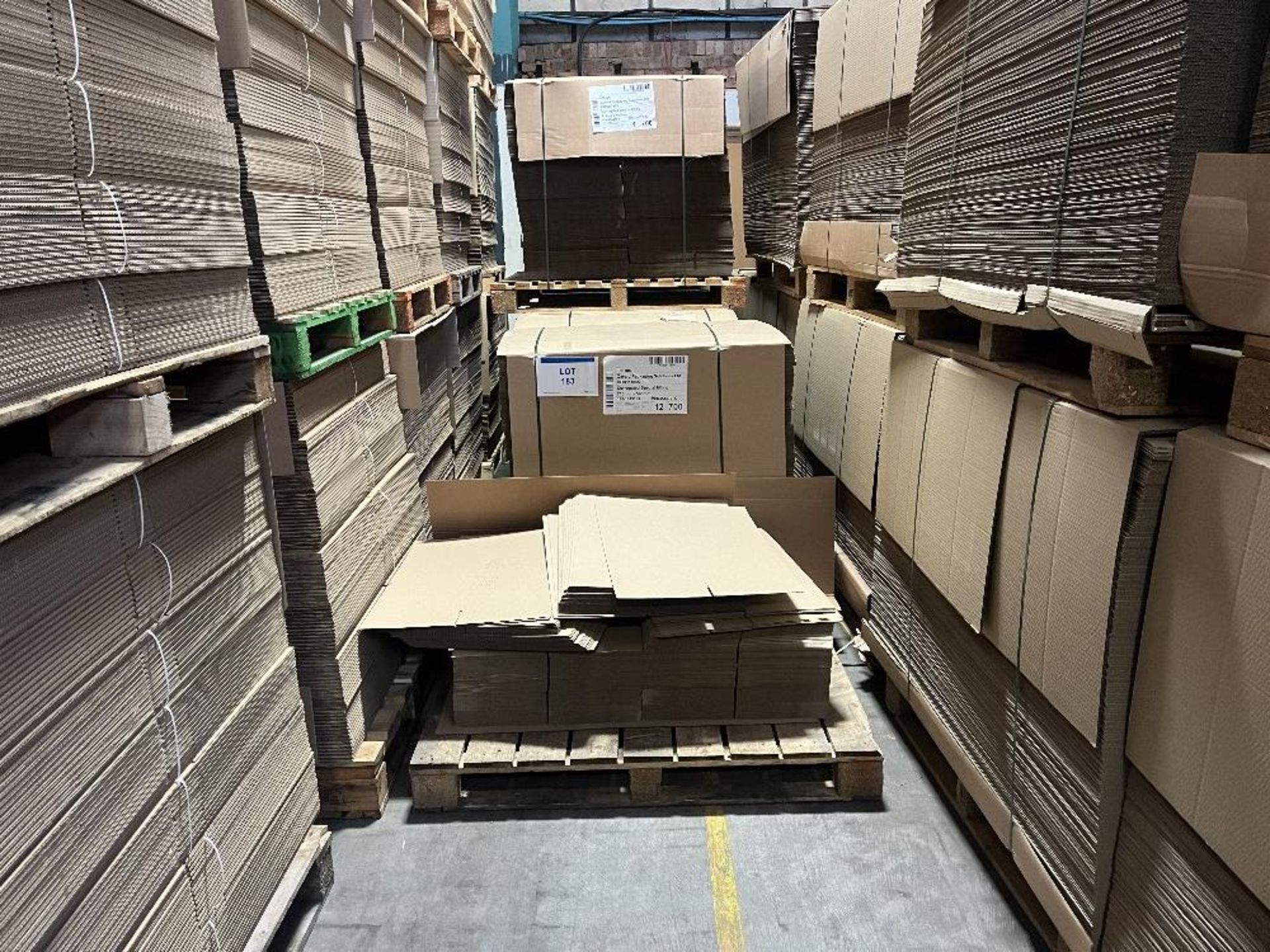 (6) Pallets of cardboard special fittingSize: 715 x 500Grade ...