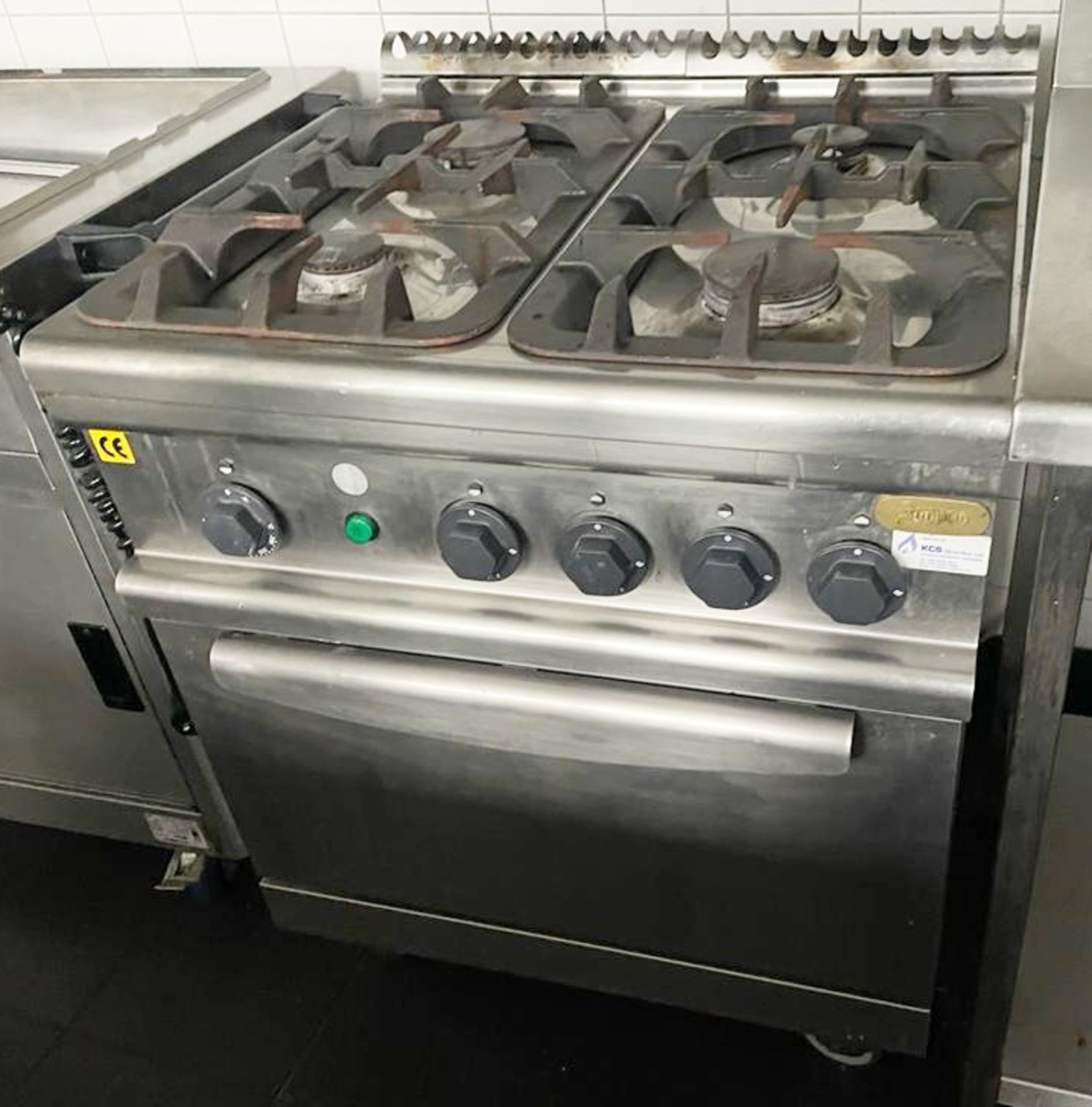 1 x Zanussi Zoppas Four Burner Gas Range Cooker - CL900 - Ref: MJF333 - CL078 - Location: Essex,
