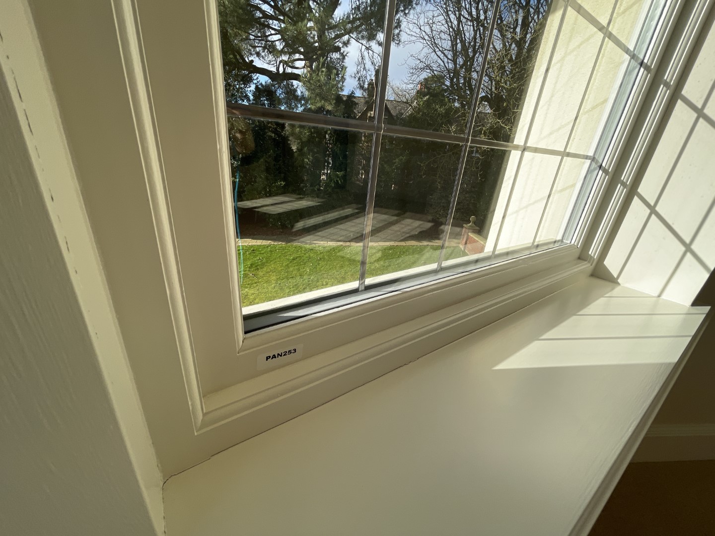 1 x Hardwood Timber Double Glazed Leaded Window Frame - Ref: PAN253 ...