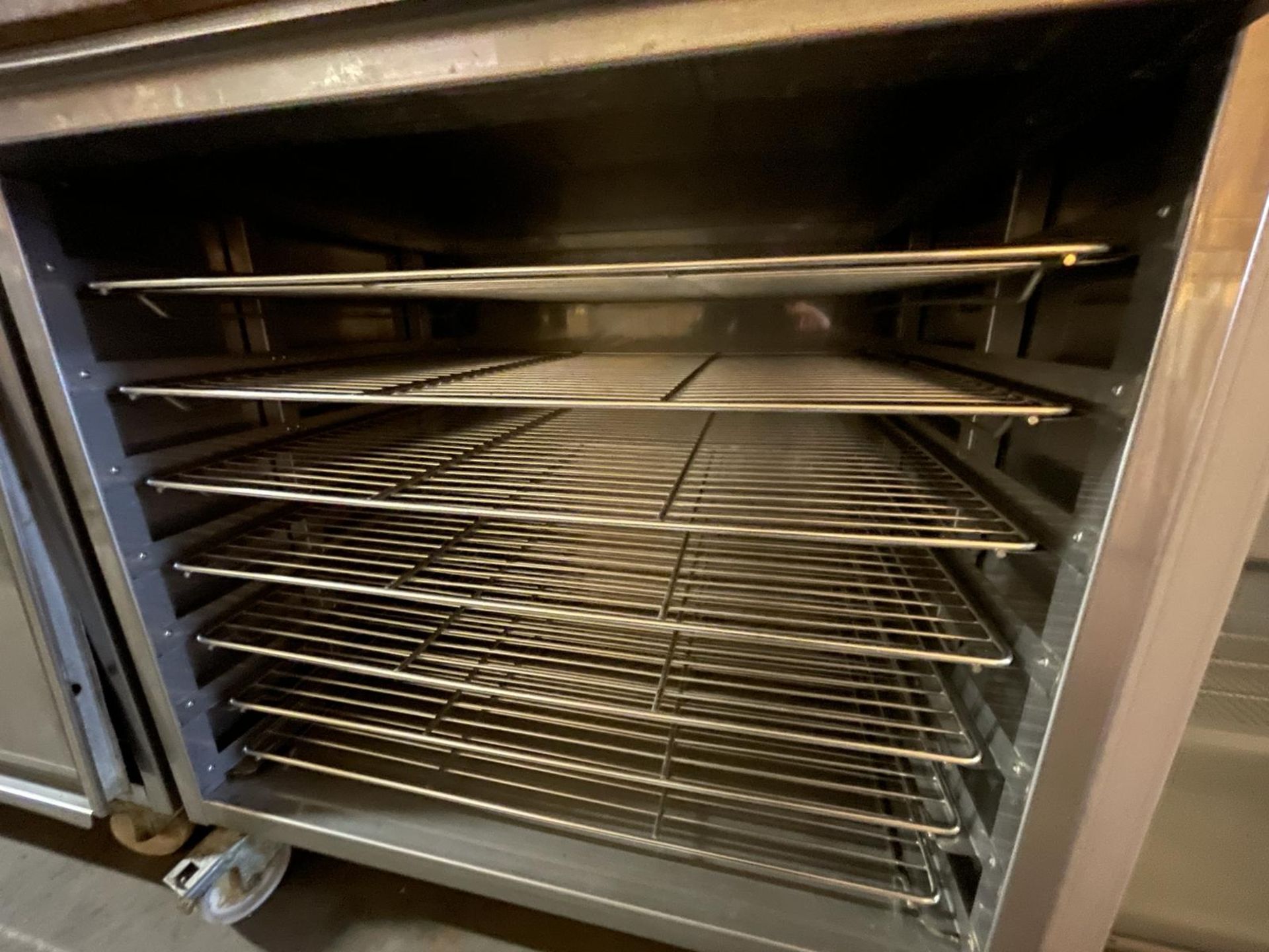 1 x Mobile Stainless Steel Prep Cabinet With Seven Removable Wire ...