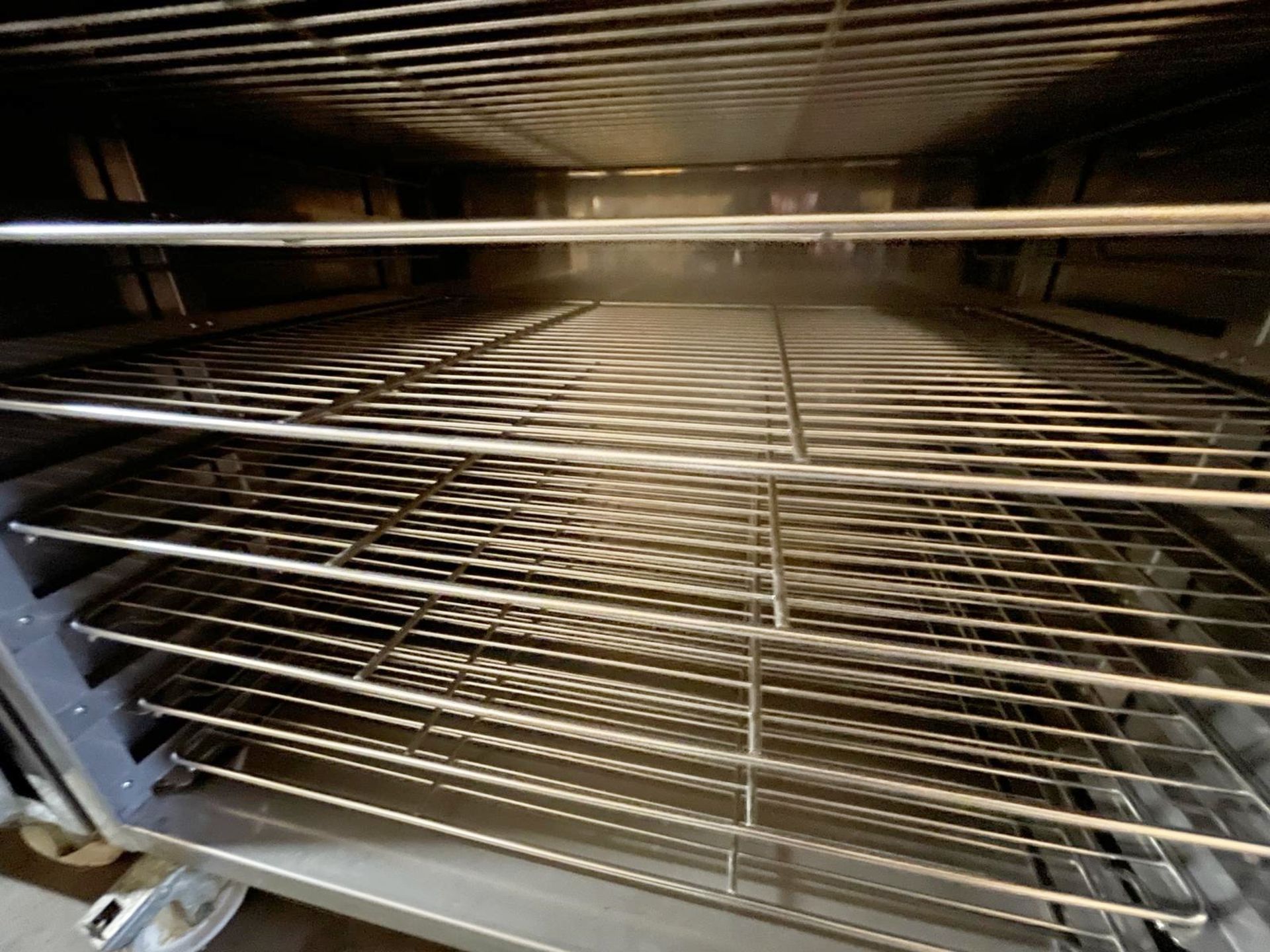 1 x Mobile Stainless Steel Prep Cabinet With Seven Removable Wire ...