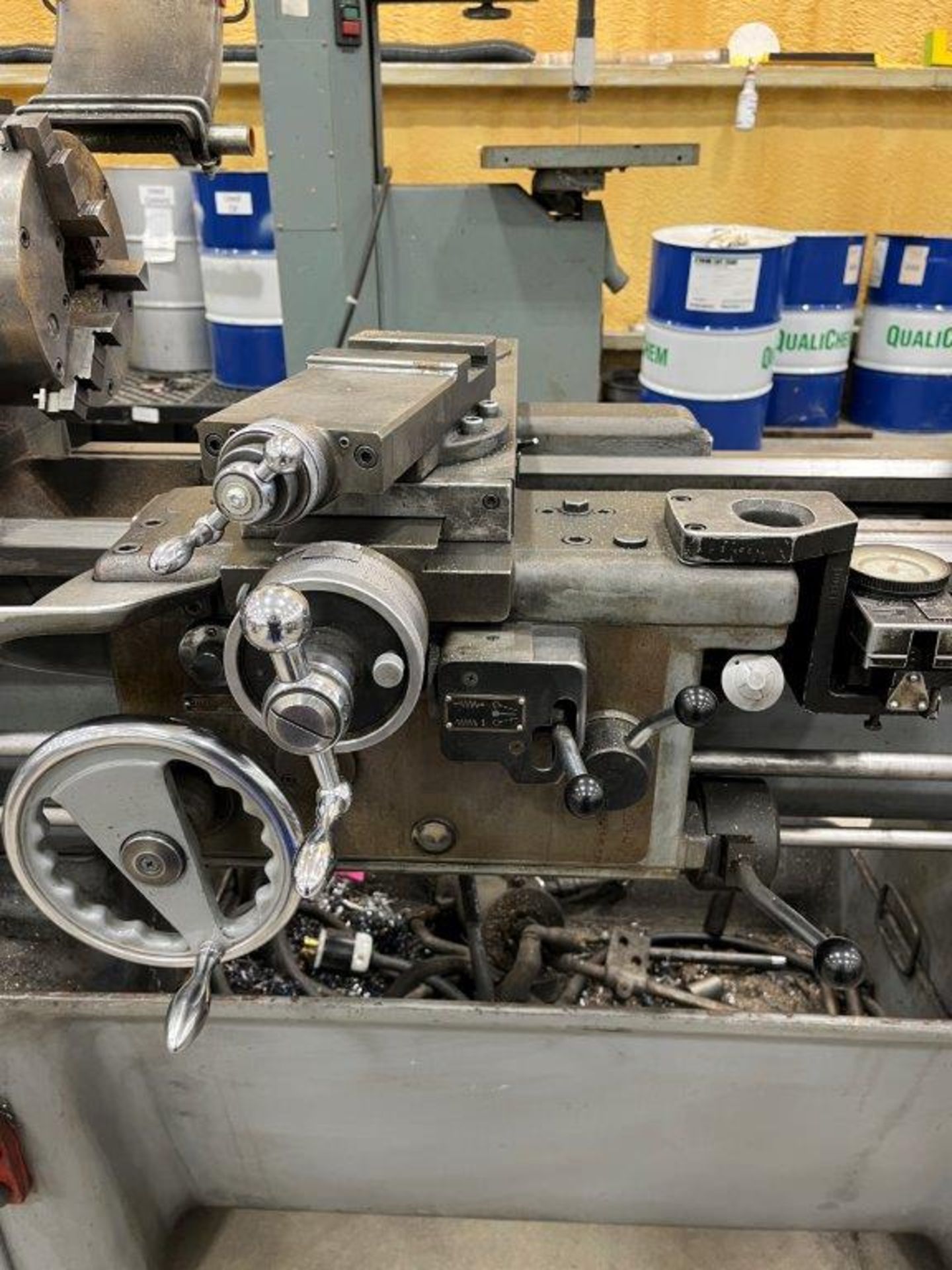 Okuma 14" x 32" Engine Lathe, 8" 3-Jaw Chuck, 50-2000 RPM; (Location: Machine Shop)