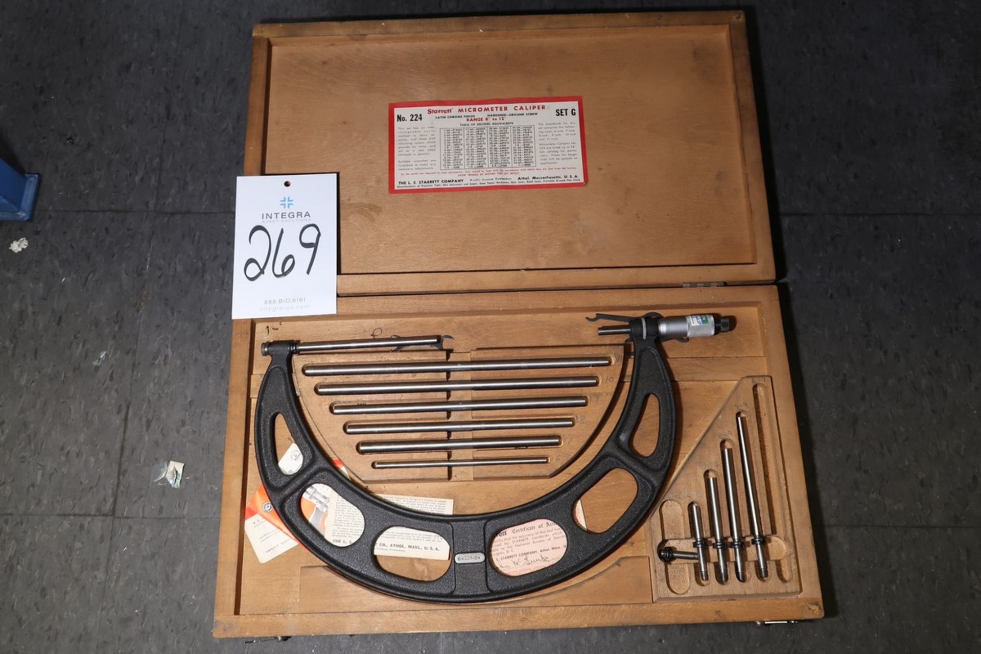 Starrett 6" - 12" Micrometer