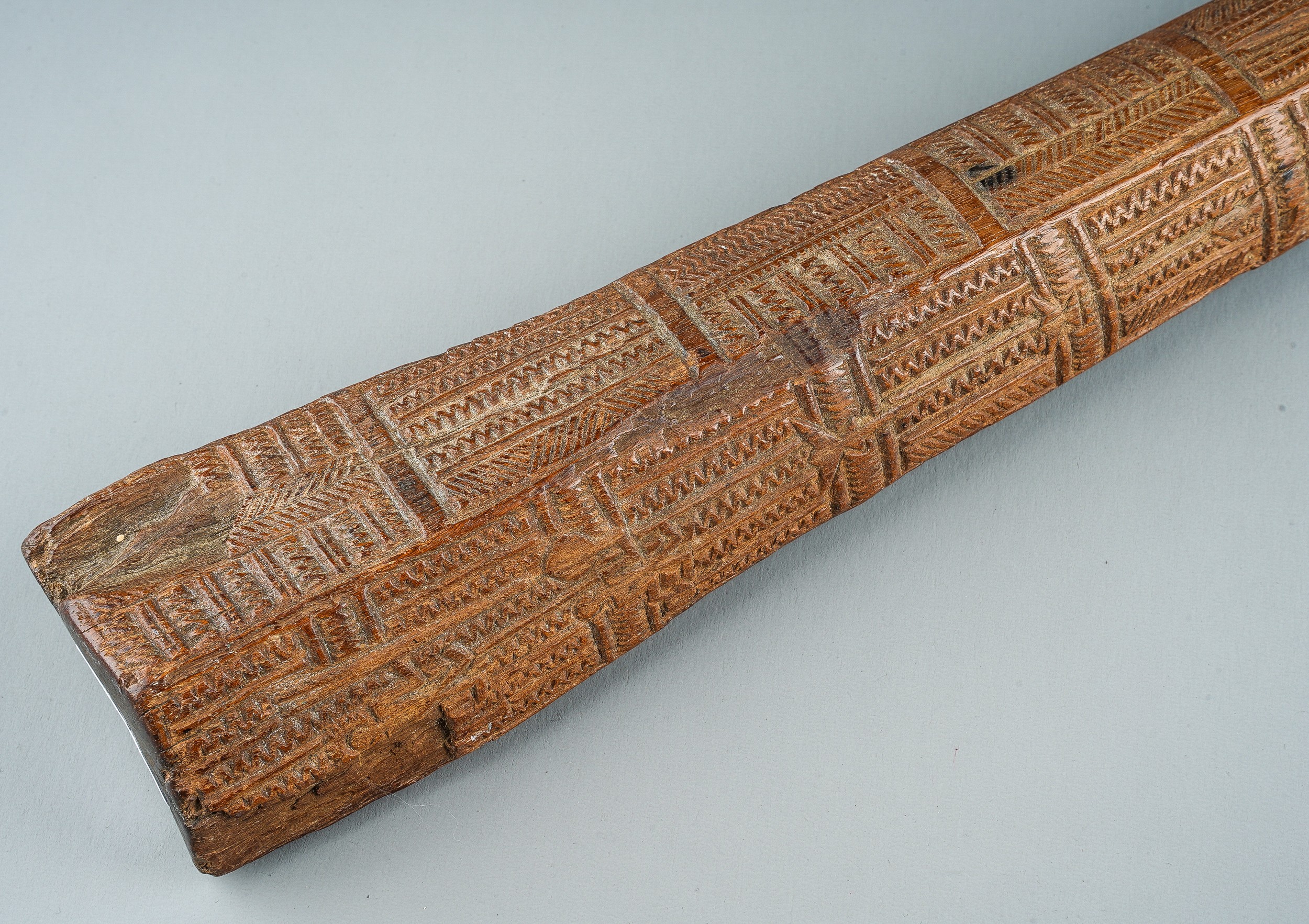 Antique Polynesian South Sea Islands Tongan Tribal War Club with carved ...