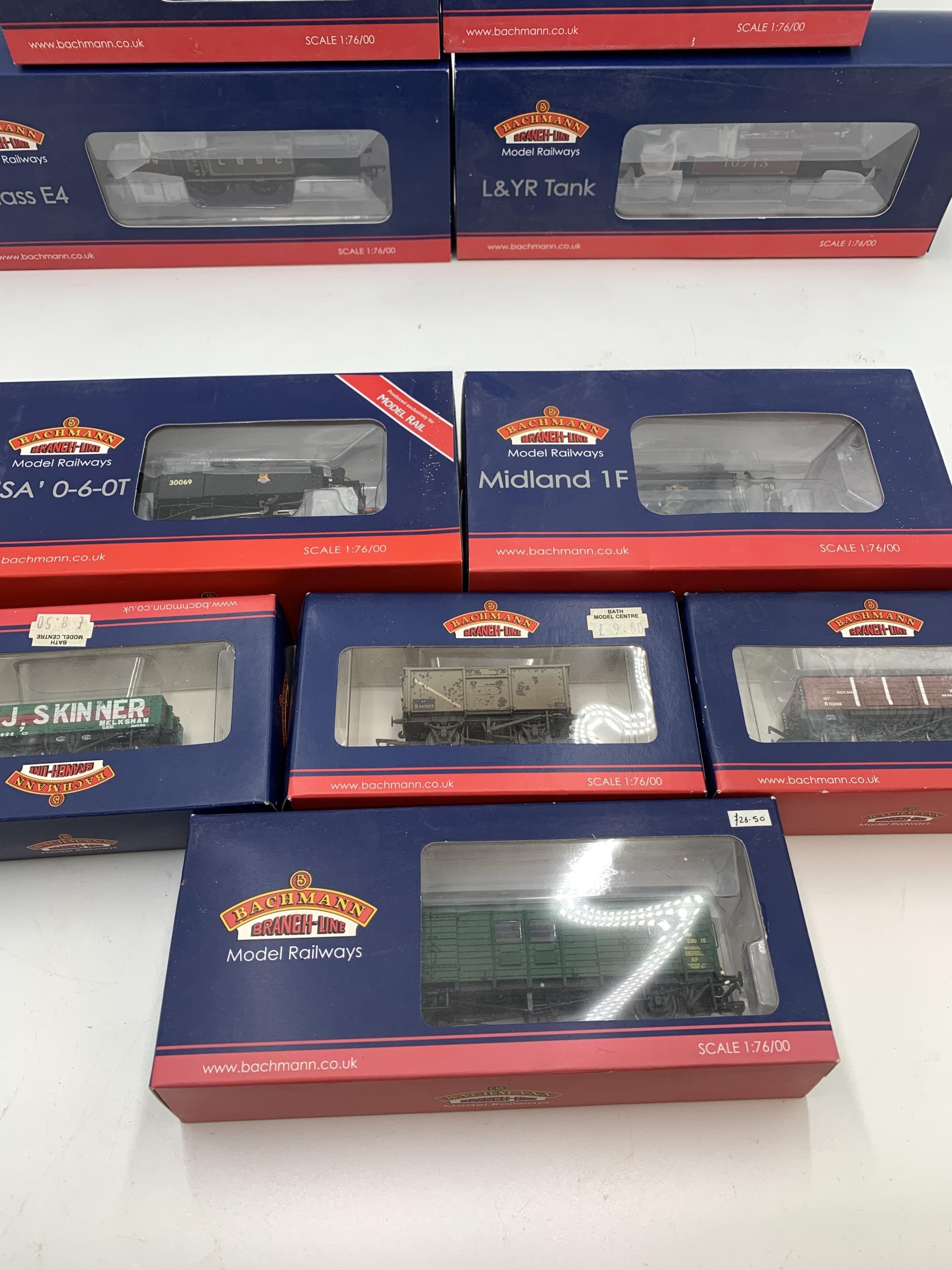 Collection Of ten boxed Bachmann 00 Gauge trains & carriages. In a good ...