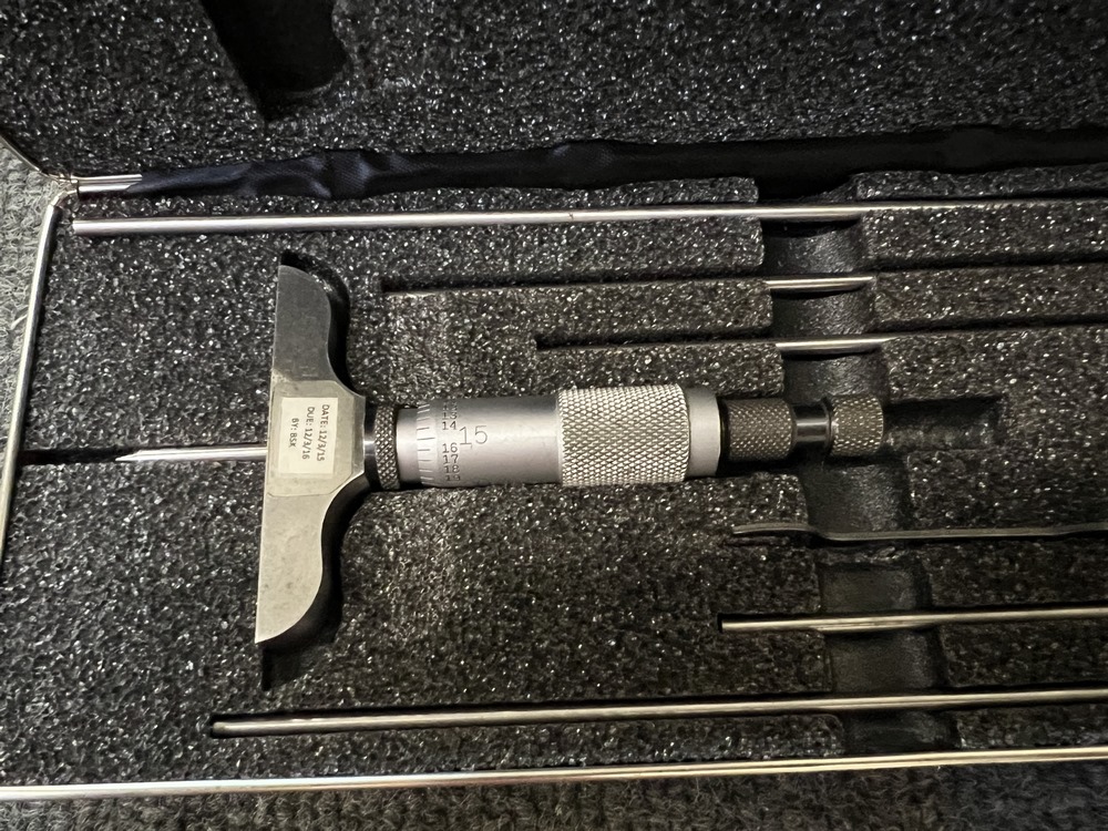 Starrett 4402-6L Depth Micrometer 0-6"