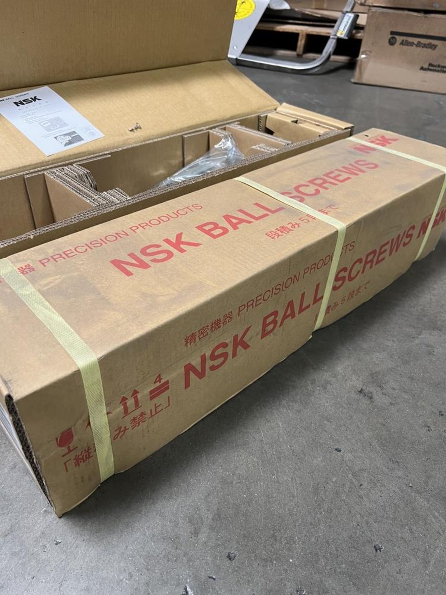 (2) NSK Ball Screws New In Box, W4004W-31SS-C7S10