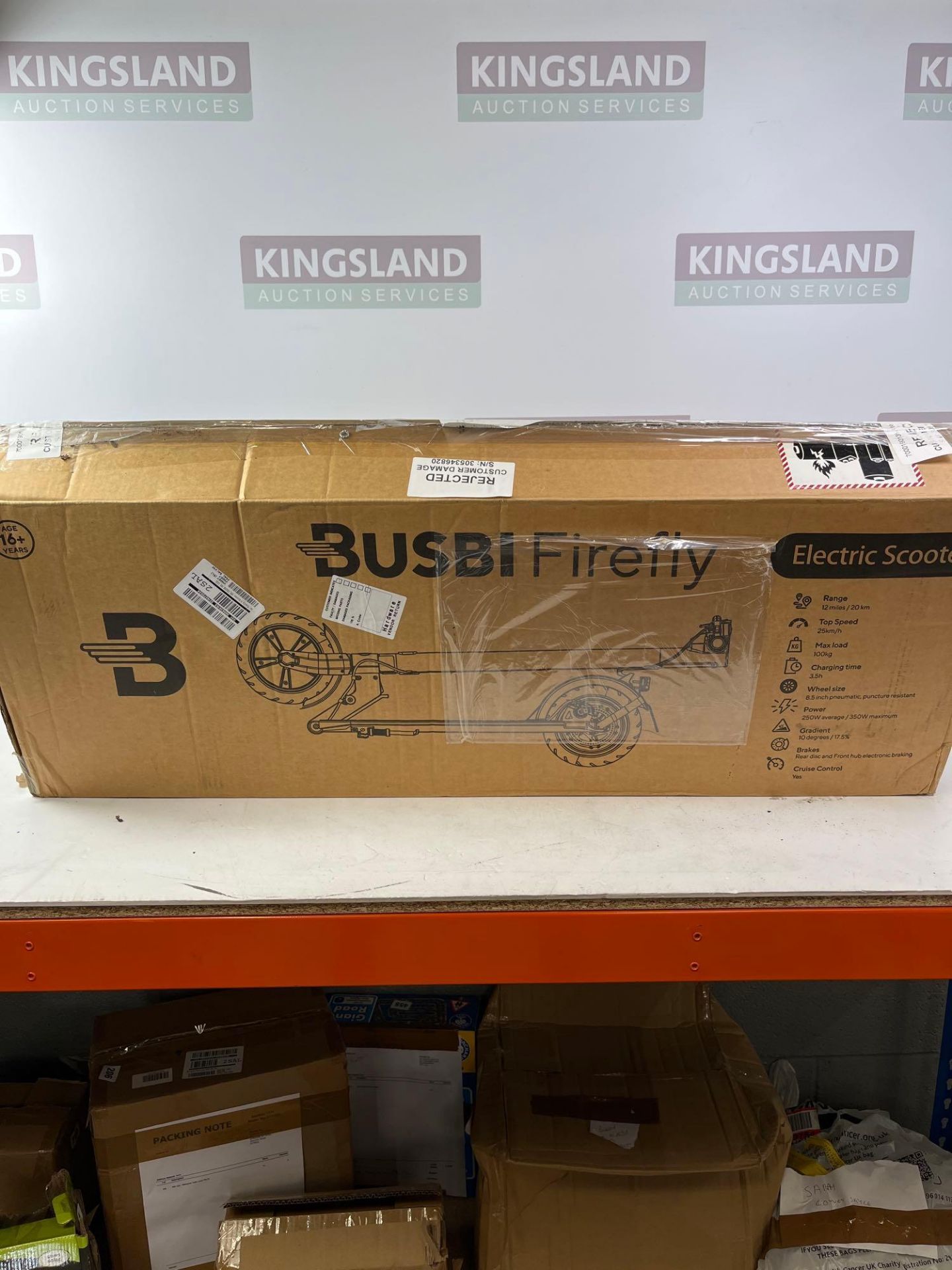 RRP £300- Busbi Firefly E-Scooter