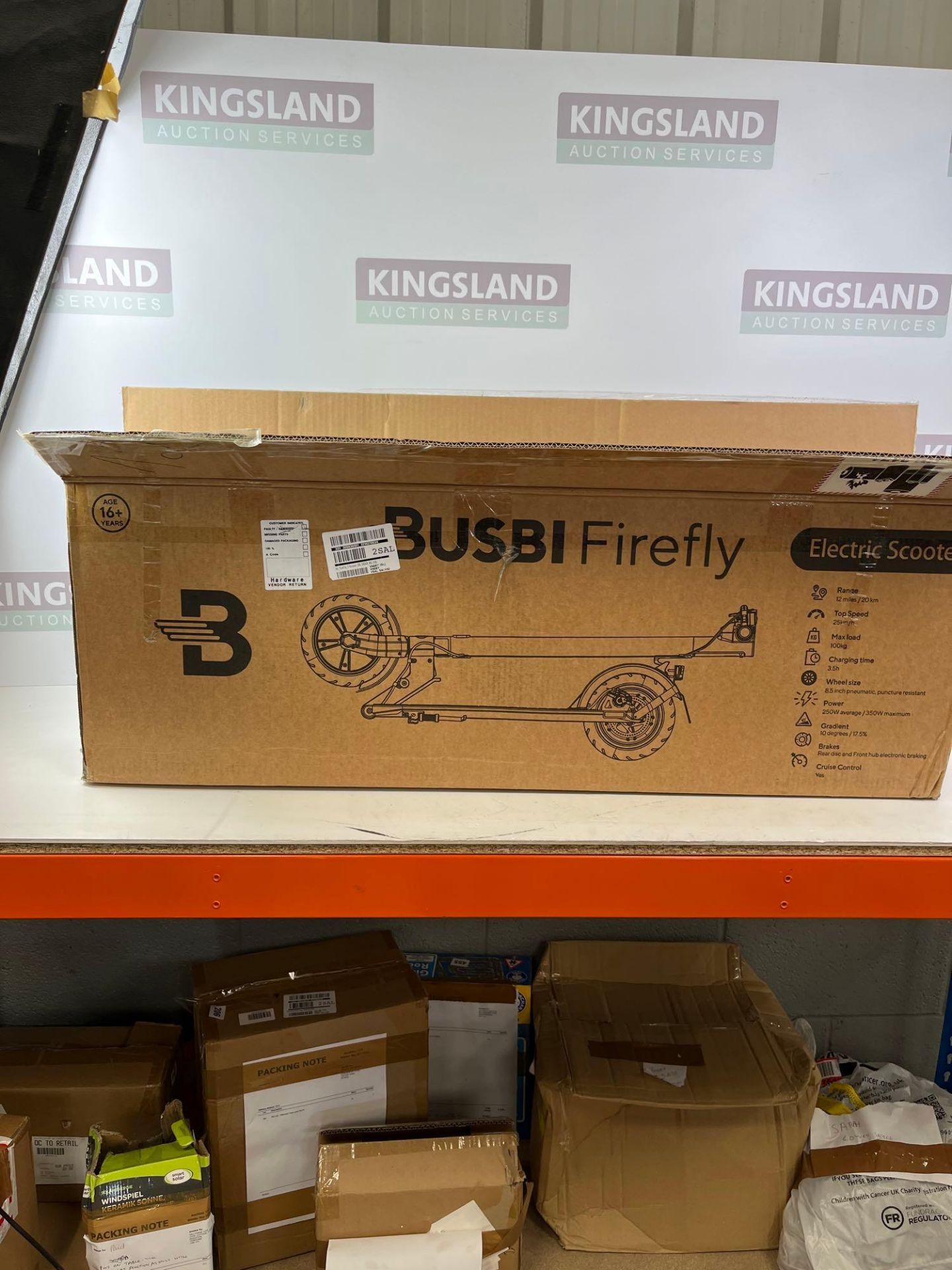 RRP £300 - Busbi Firefly E-Scooter