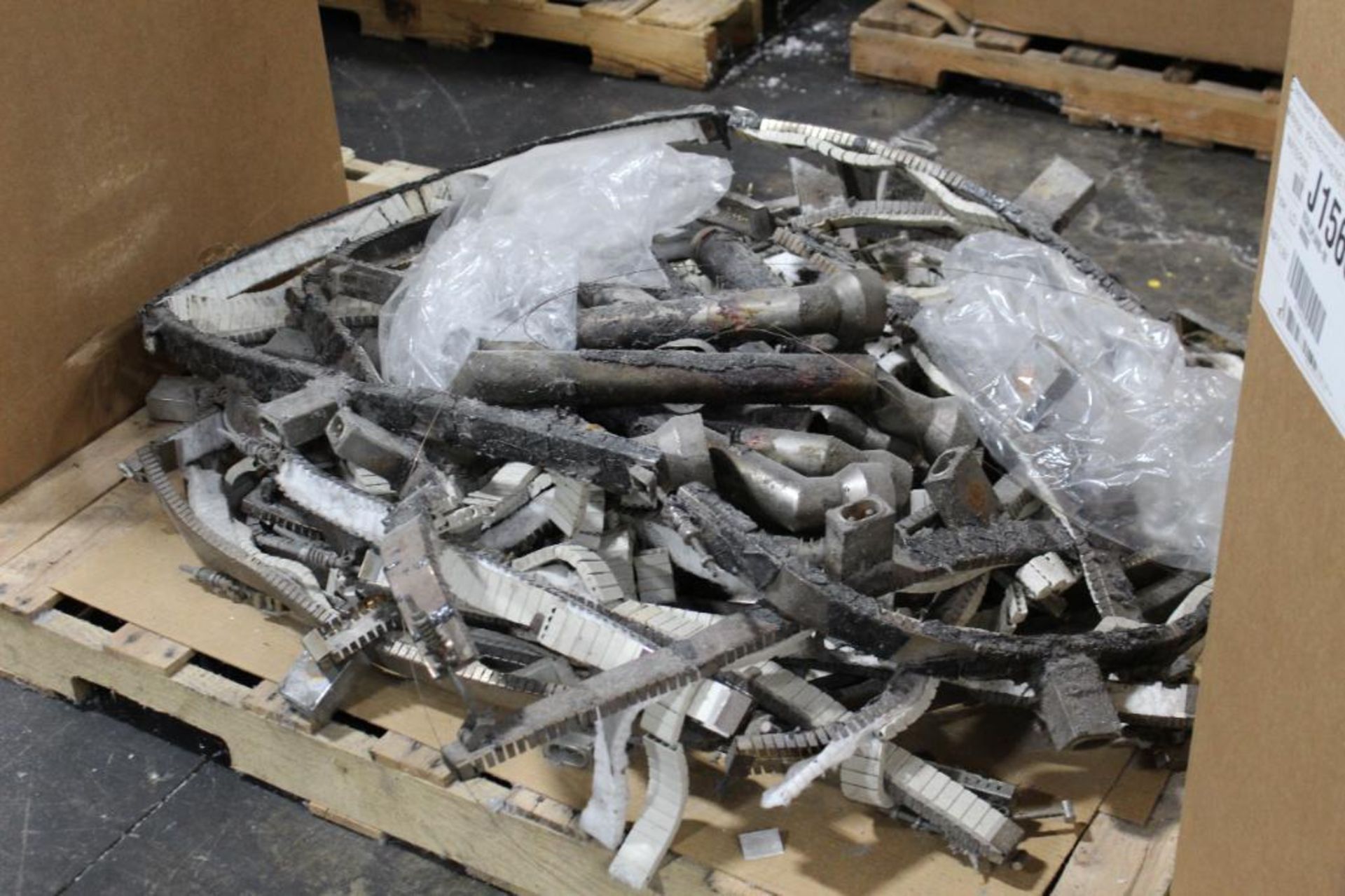 Lot of (11) Gaylords and (3) Pallets of Scrap